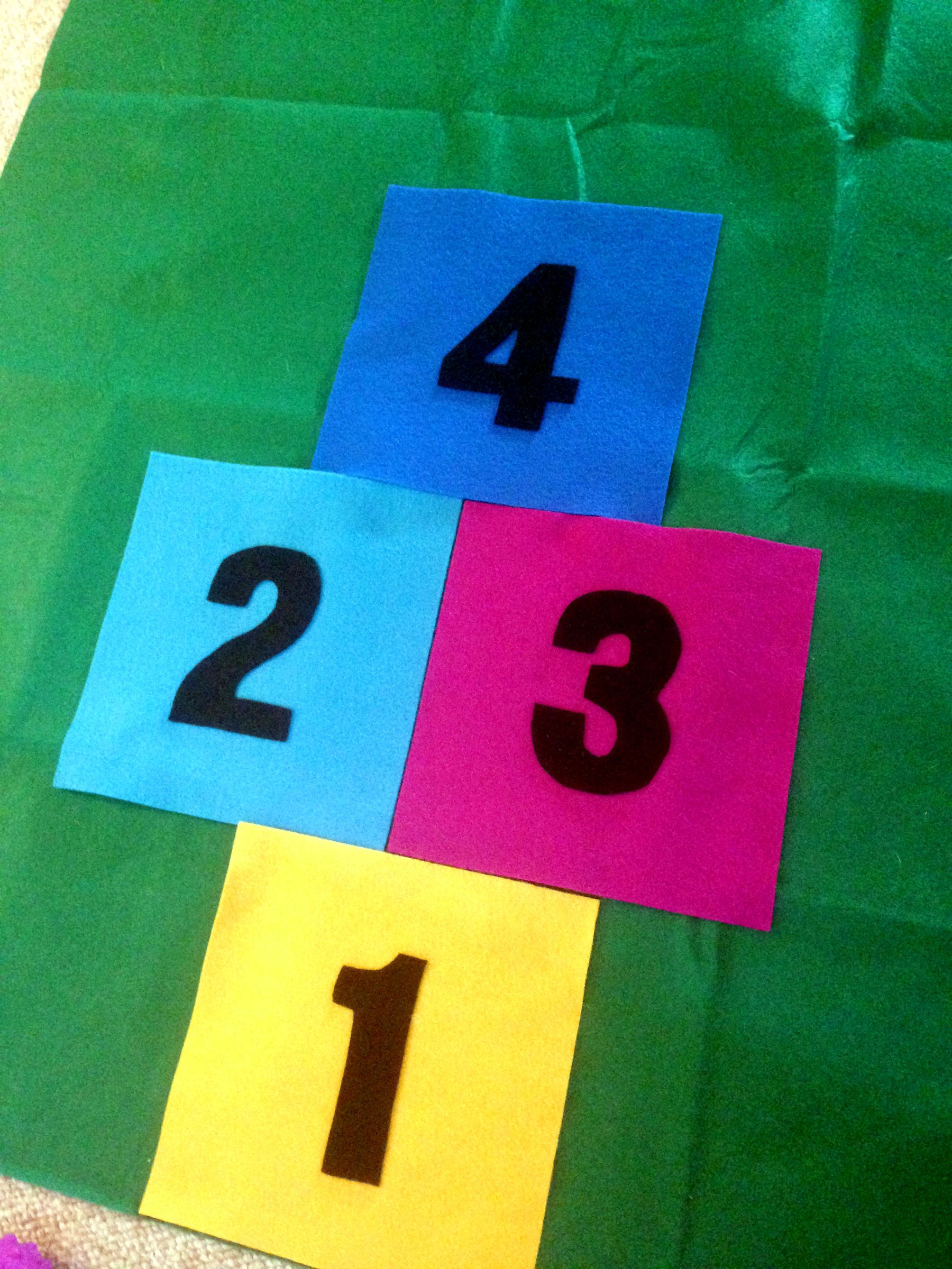 How to Make a No-Sew Hopscotch Mat - Instructables