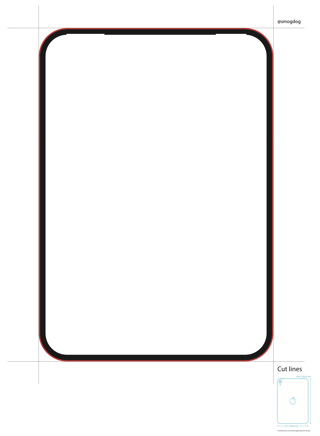 Ipad Mini Template Png