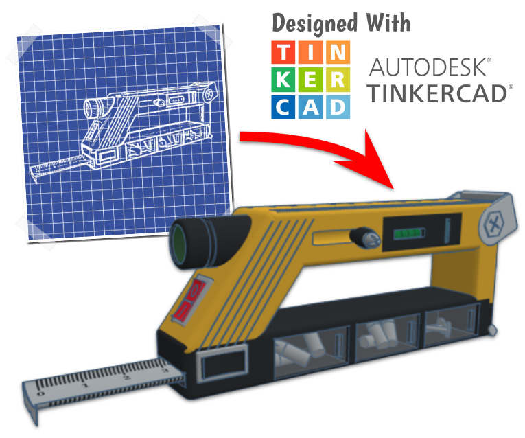 All-In-One Multipurpose Tool (Tinkercad Proof of Concept) - Tinkercad