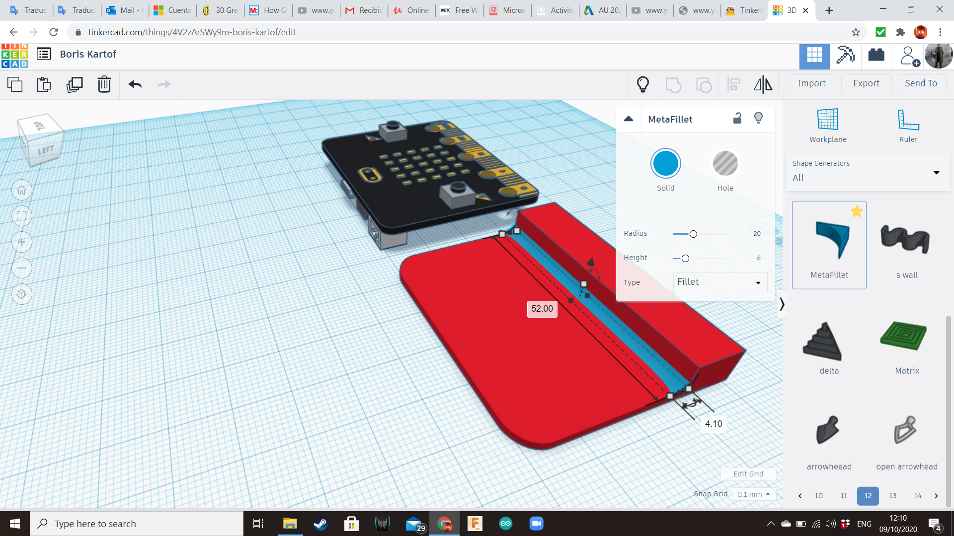 Tinkercad + Micro:bit Robotics for School: "I Love Kartof" Robot! : 17 ...