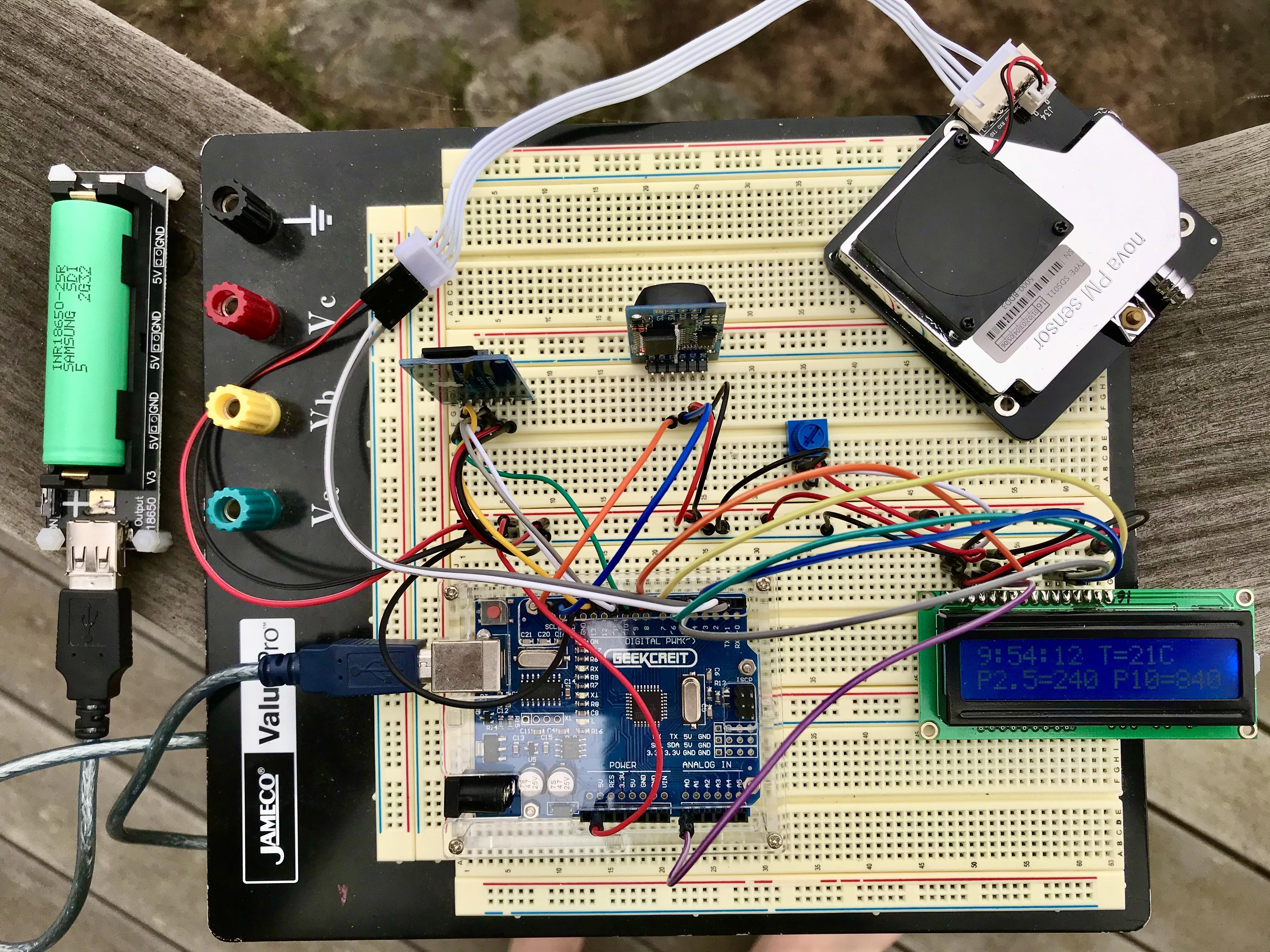 Simple Air Pollution Monitor Using an Arduino Uno and SDS011 ...