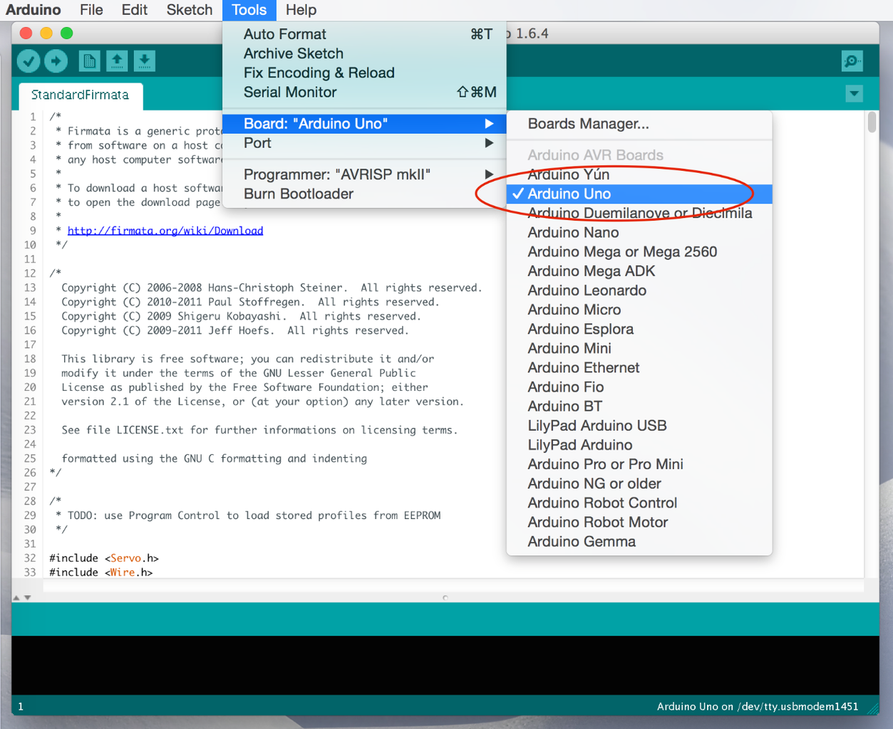 Arduino Installing Standard Firmata 6 Steps Instructables