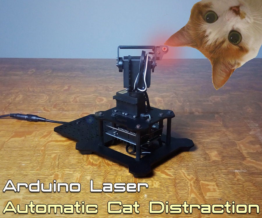 LazerDazer: Arduino Laser Cat Toy : 5 Steps - Instructables