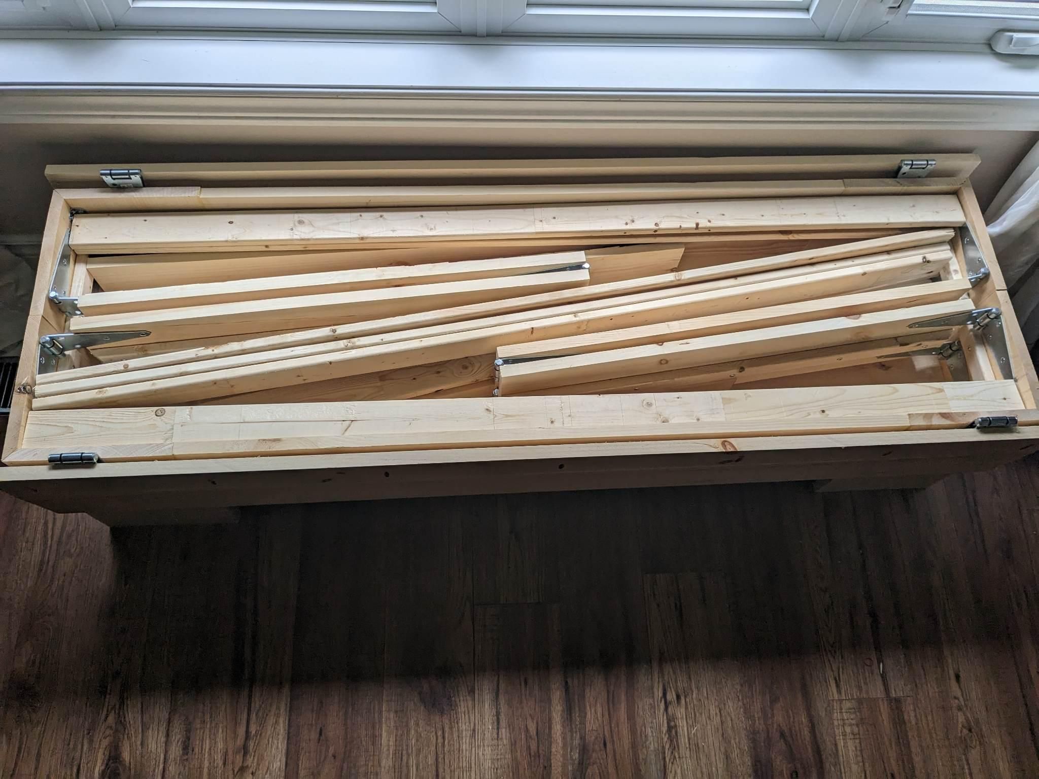 Fold Up Bed in a Box - Spare Bed : 6 Steps (with Pictures) - Instructables