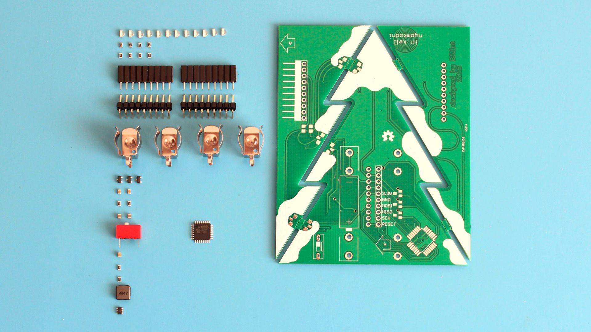 $1 PCB Christmas Tree : 7 Steps (with Pictures) - Instructables