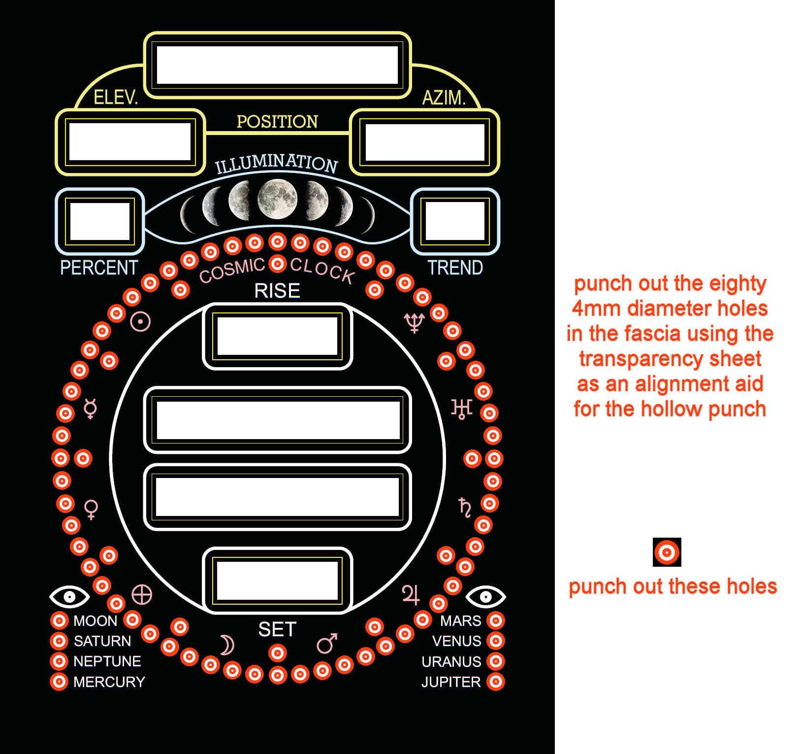 Planet Locating 'Cosmic Clock' : 21 Steps (with Pictures) - Instructables