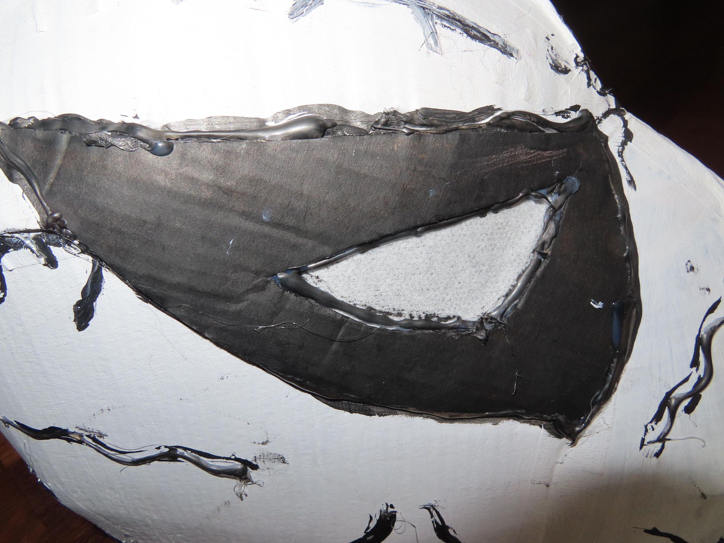 Cardboard Antivenom Spiderman Mask : 4 Steps - Instructables