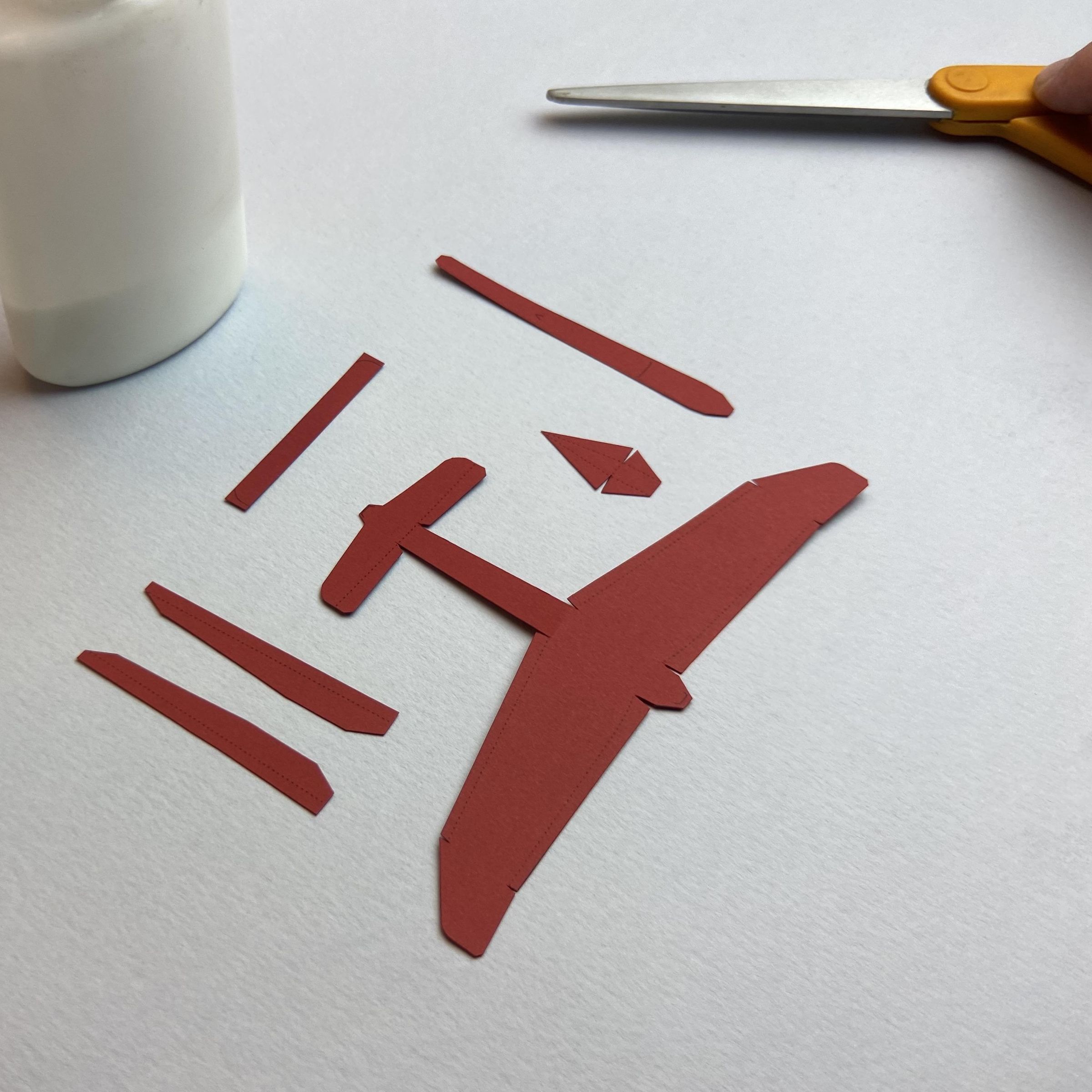 Micro Canard Glider Made of Card Stock : 6 Steps (with Pictures ...