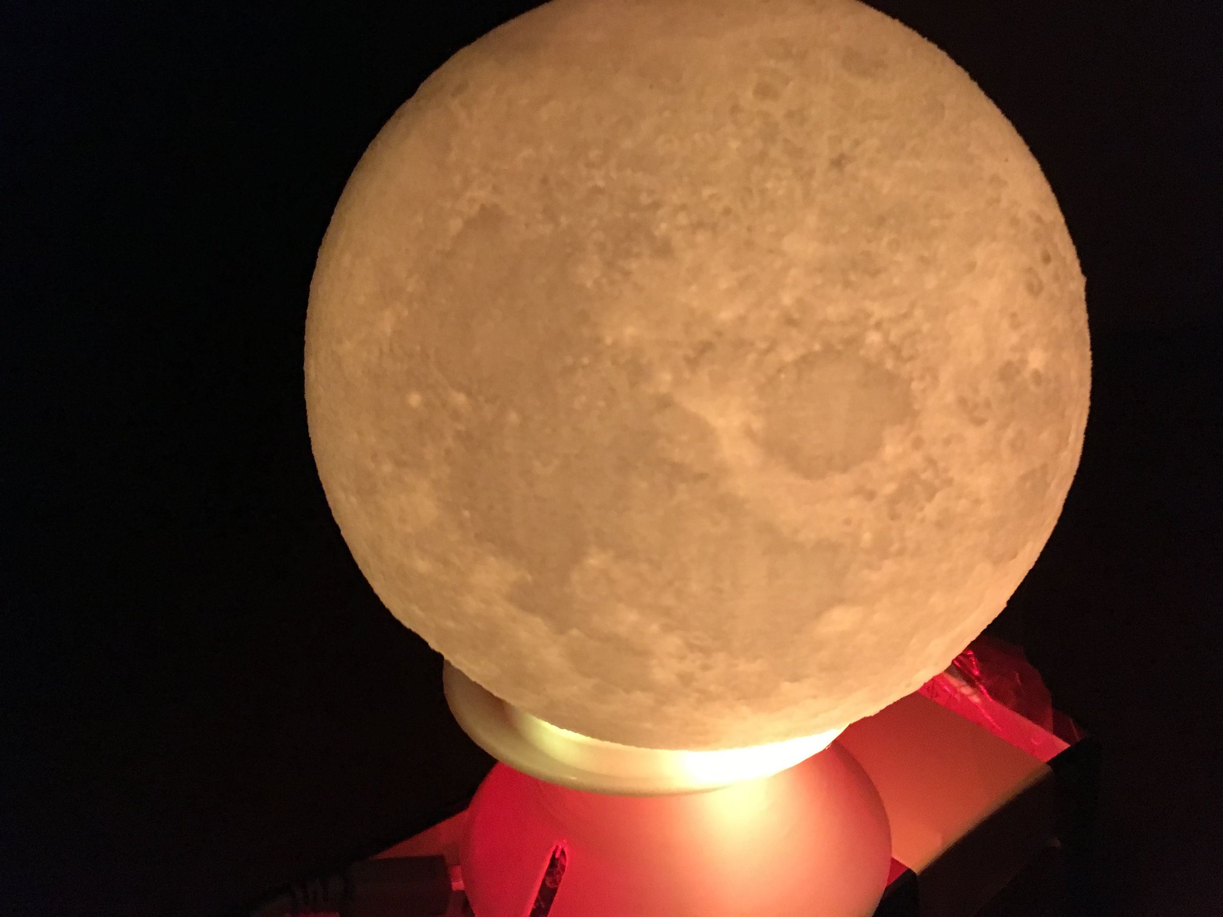 RBG 3D Printed Moon Controlled With Blynk (iPhone or Android) : 4 Steps ...