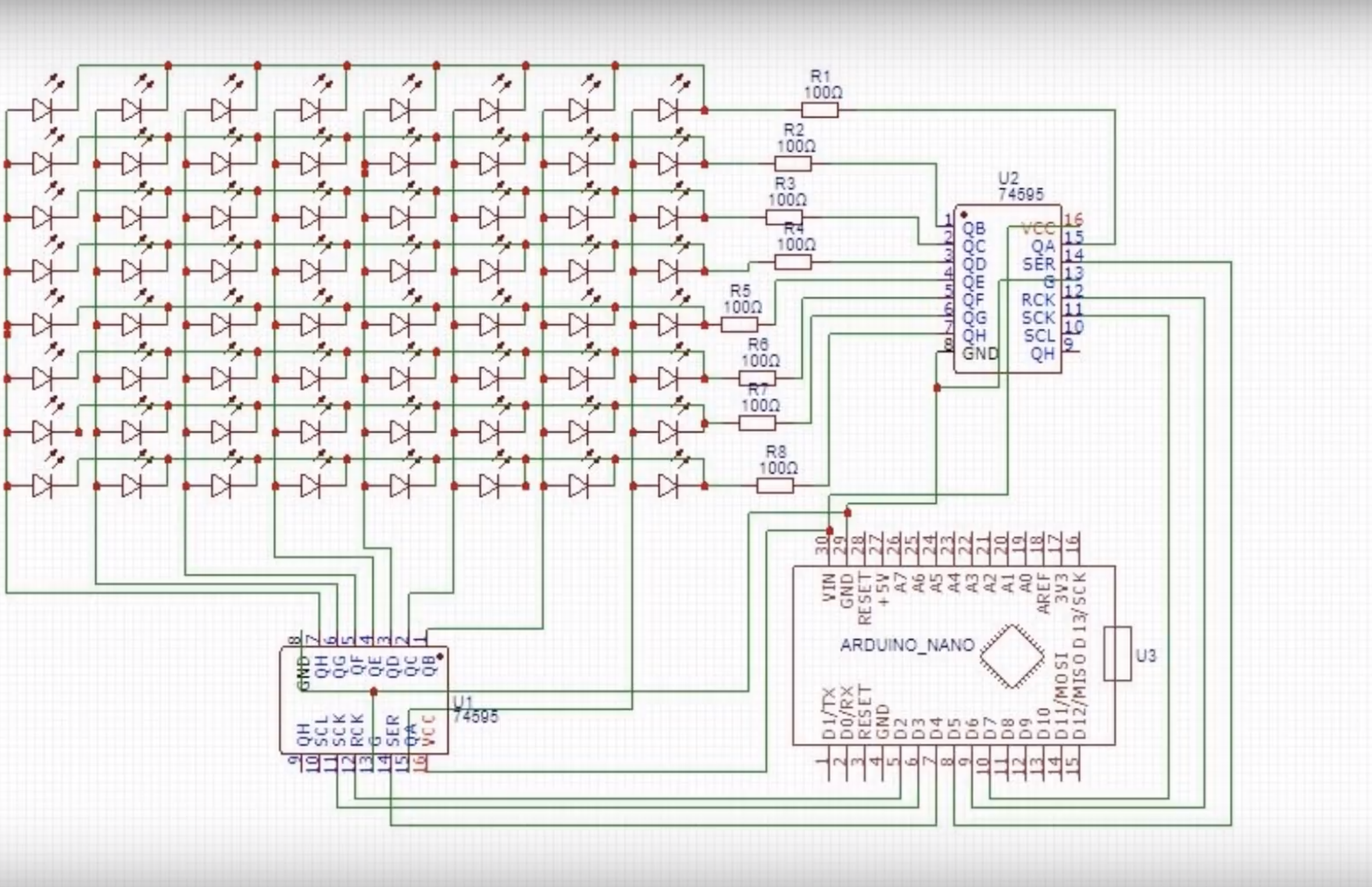 8x8 LED Display Board : 7 Steps - Instructables