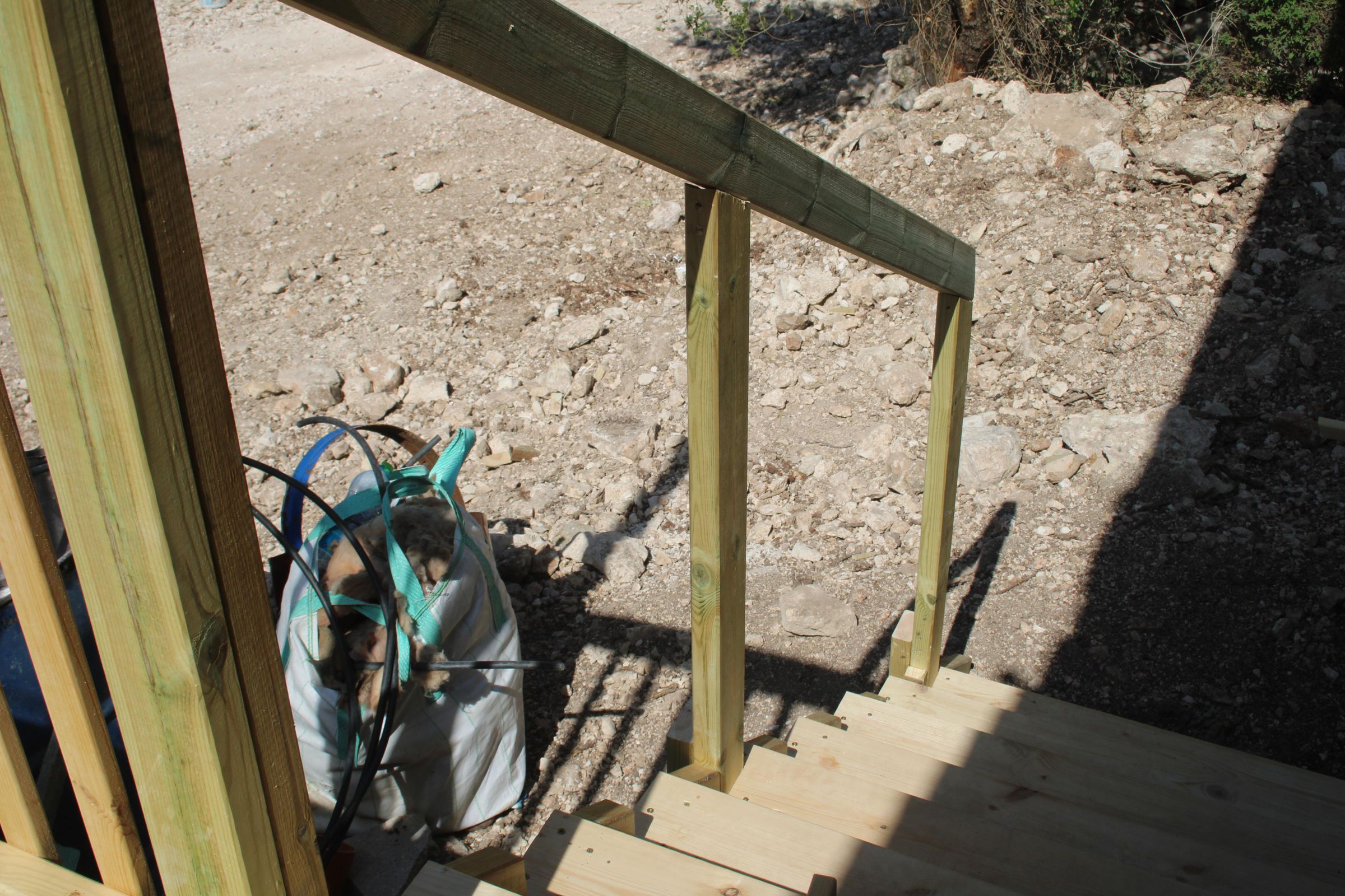 Elevated Wooden Deck (With Stairs) : 11 Steps (with Pictures ...