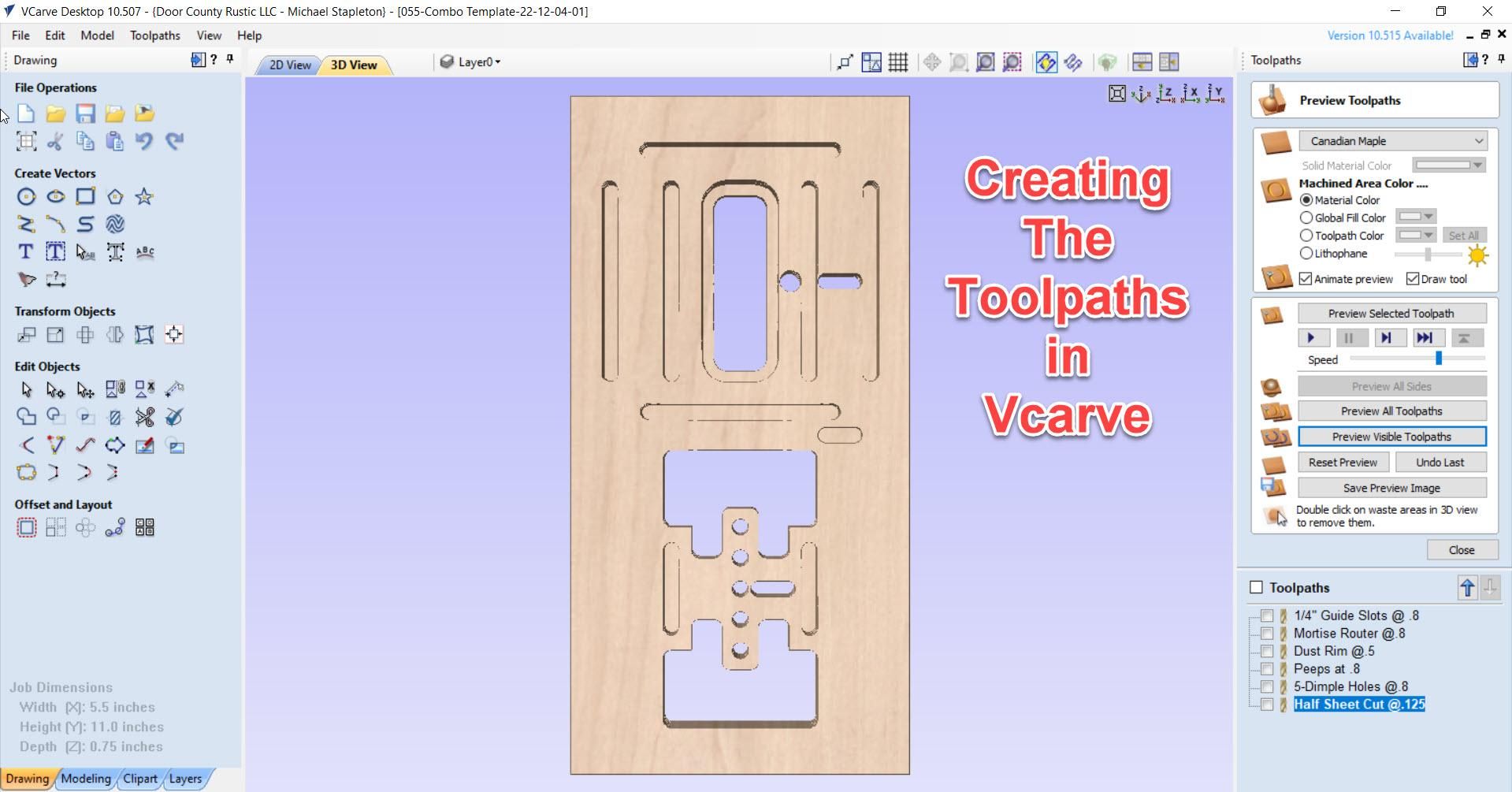 Fabricate a Mortise & Tenon Template on a CNC Router : 7 Steps (with Pictures) - Instructables