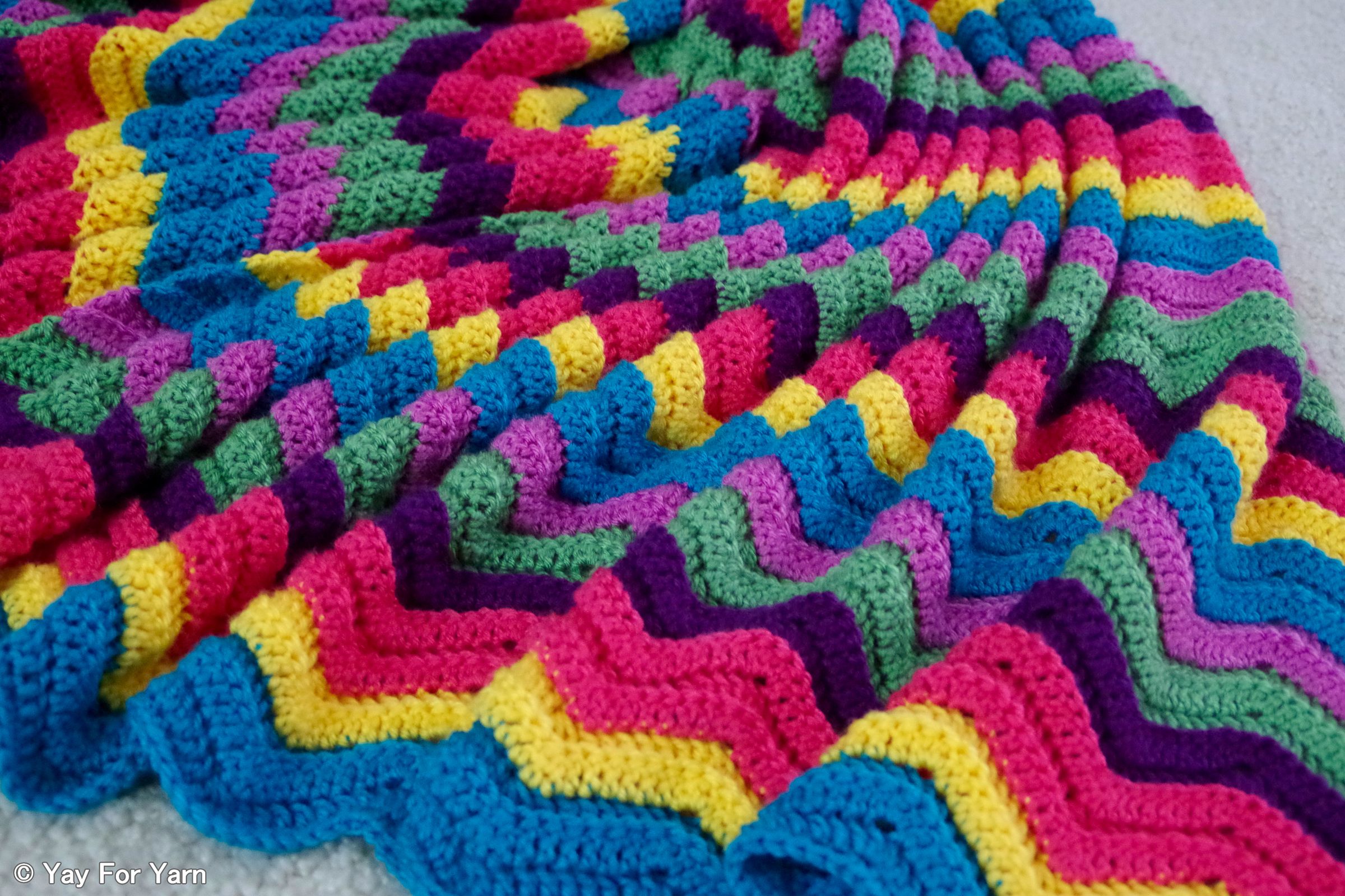 Rainbow Ridge Afghan : 9 Steps - Instructables