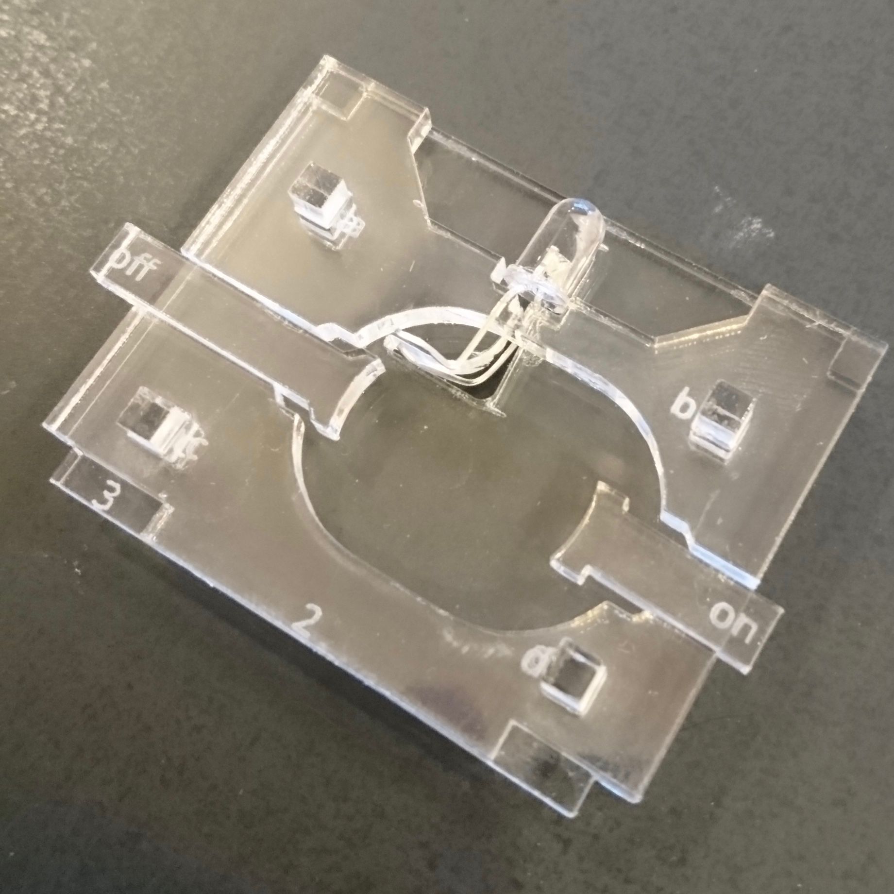 Acrylic LED Display With Lasercut Switch : 11 Steps (with Pictures ...