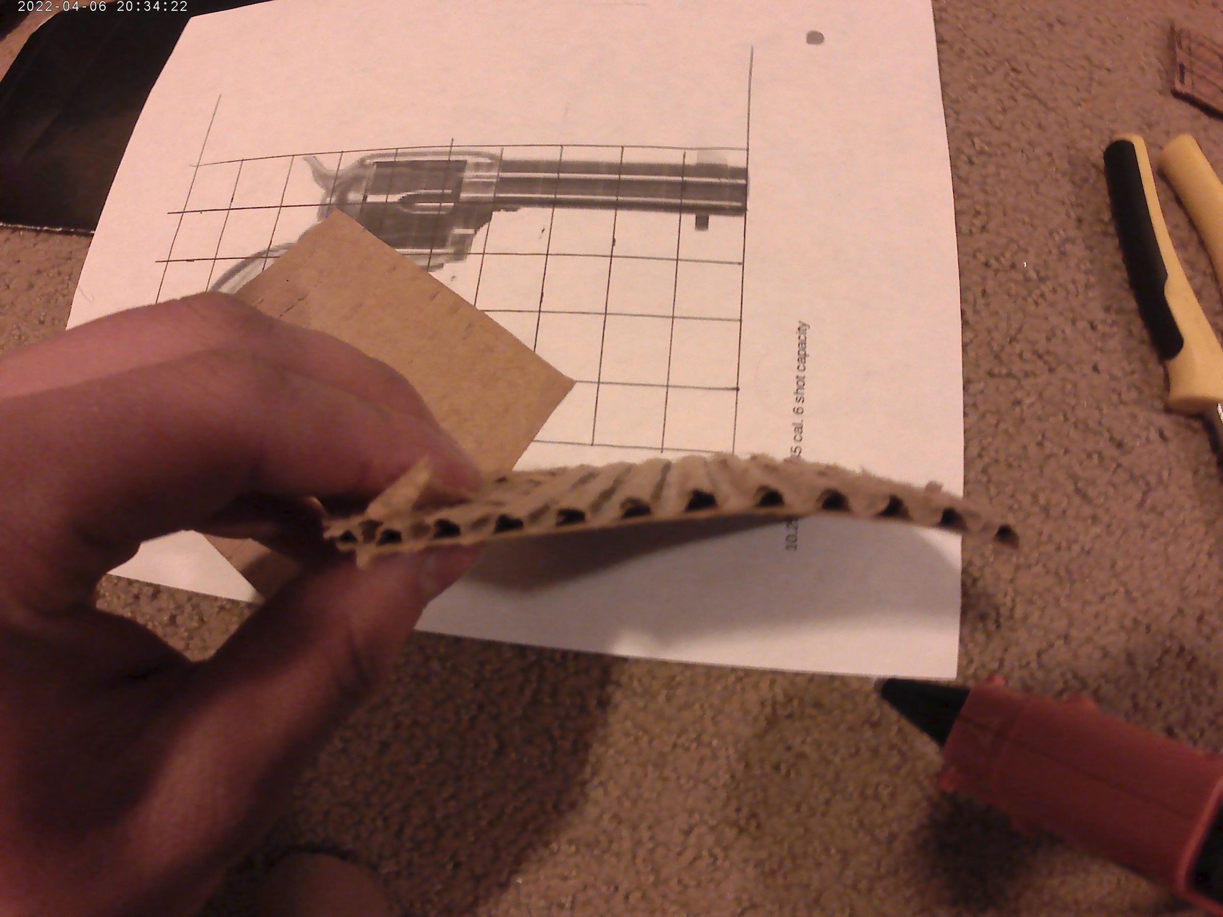 Cardboard SAA Colt .45 : 5 Steps - Instructables