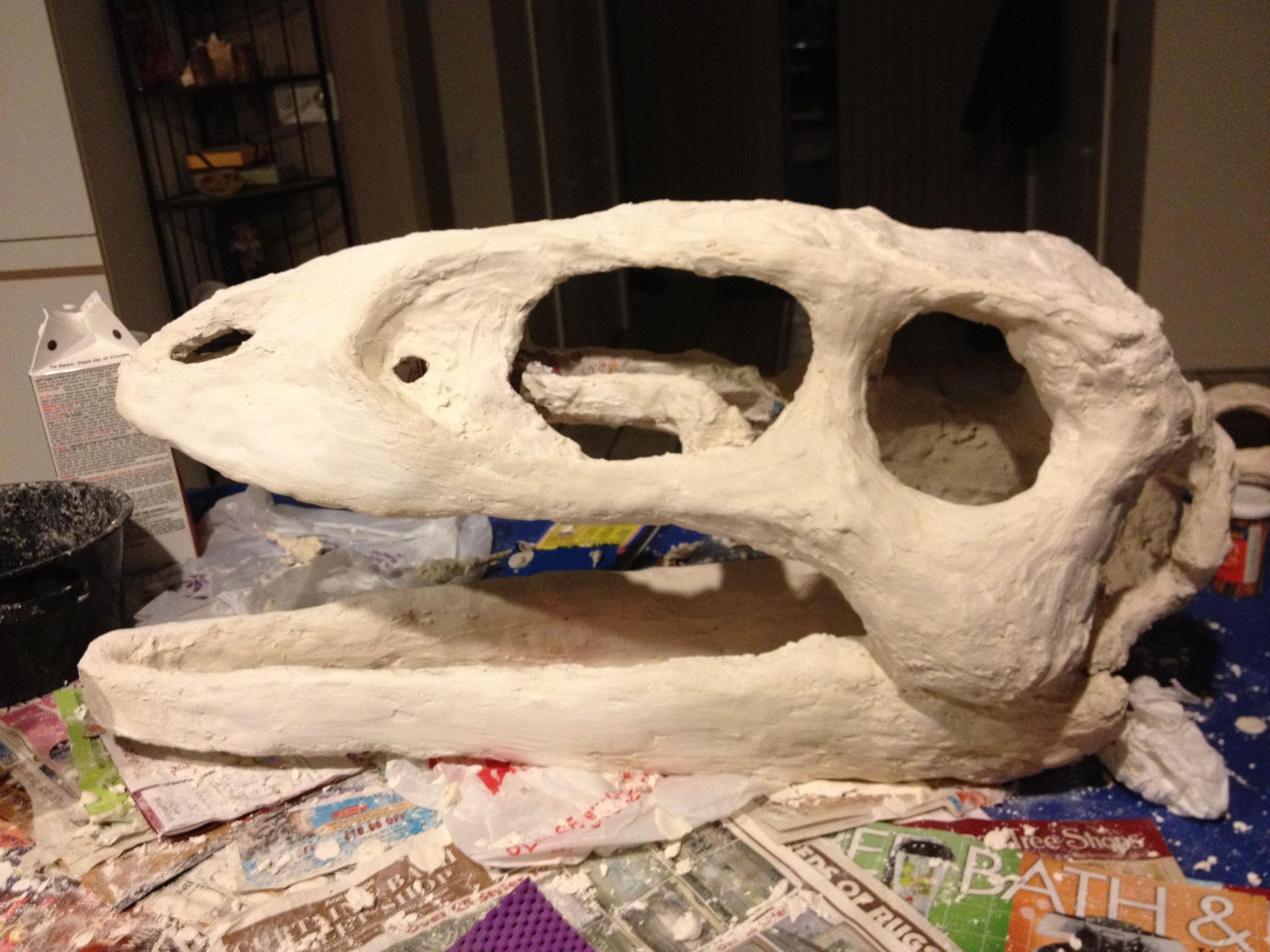 Make a Giant Dinosaur "Skullpture"! : 8 Steps (with Pictures ...