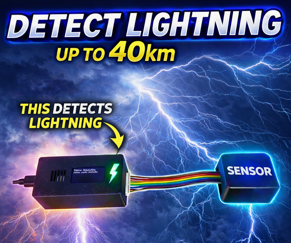 Build a Lightning Detector With ESP8266 (Up to 40 Km Range!) : 6 Steps ...