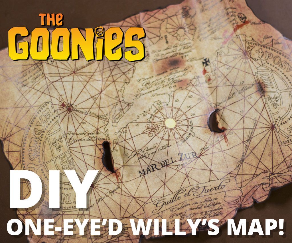 The Goonies: One-Eye'd Willy's Map Replica : 8 Steps (with Pictures ...