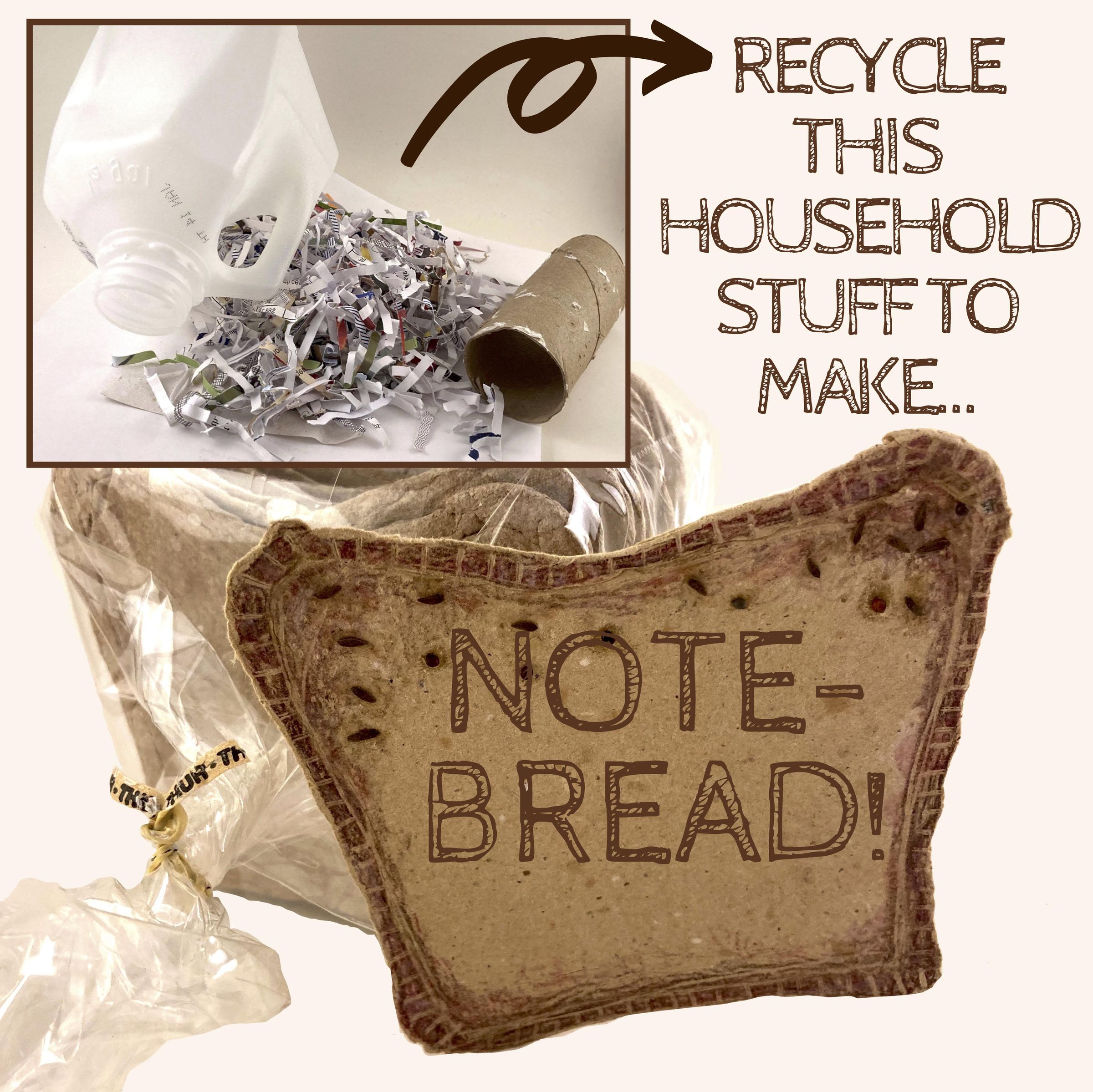 Make a Loaf of Recycled Note-Bread (Zero Carbs!) : 7 Steps (with ...