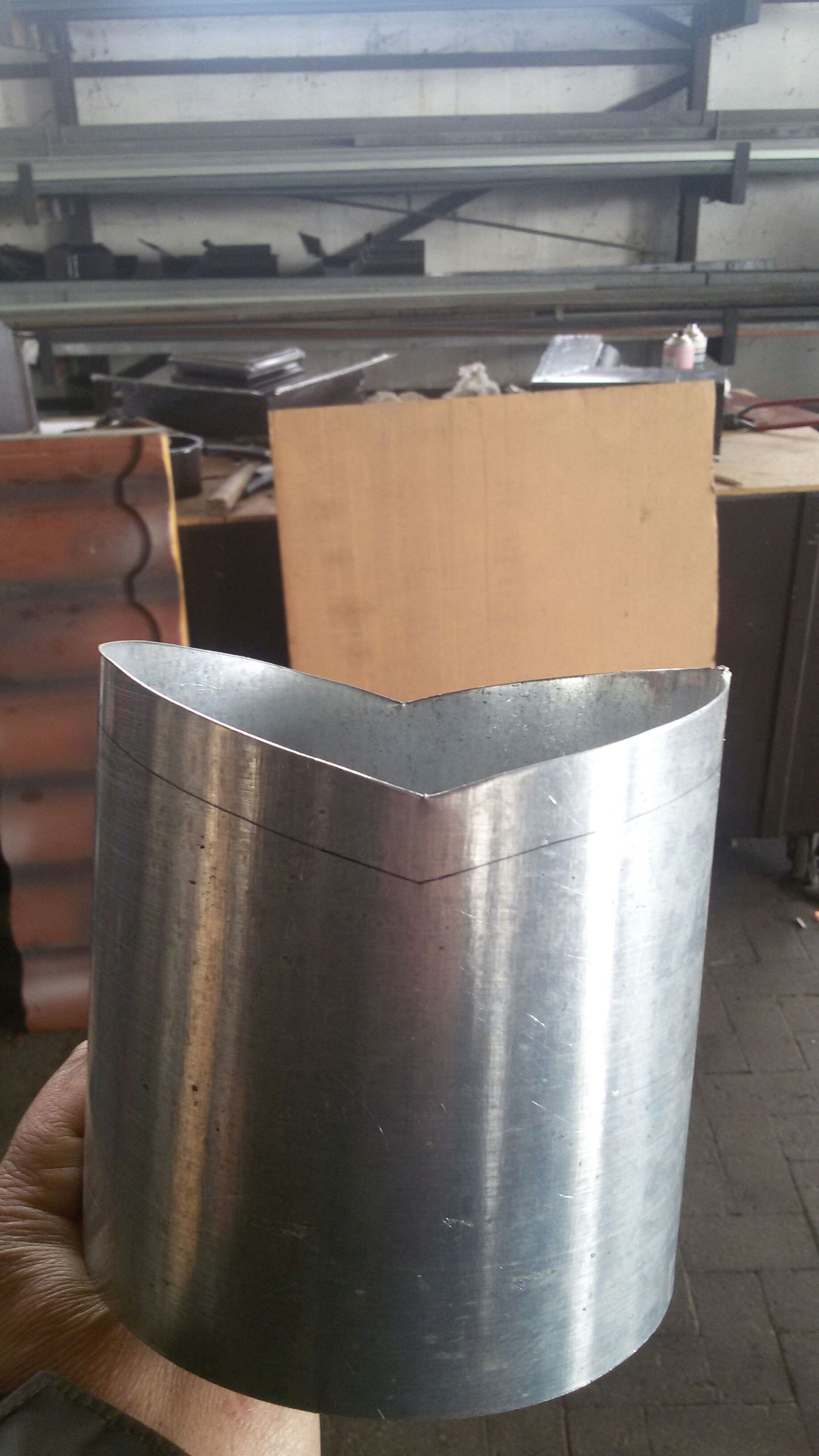 How to Miter (Cope) a Round Tube by Hand : 7 Steps (with Pictures ...