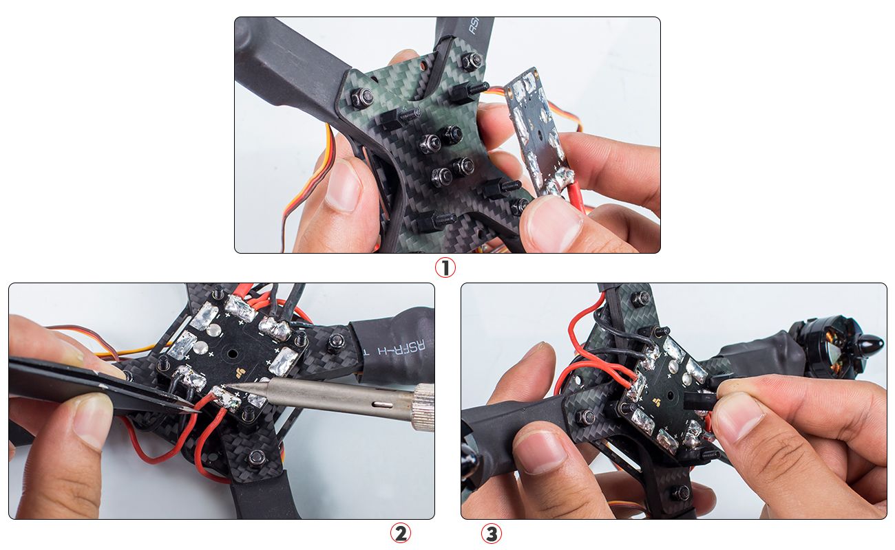 How to Mount CC3D Flight Controller to Quadcopter (Assembly, Wiring ...