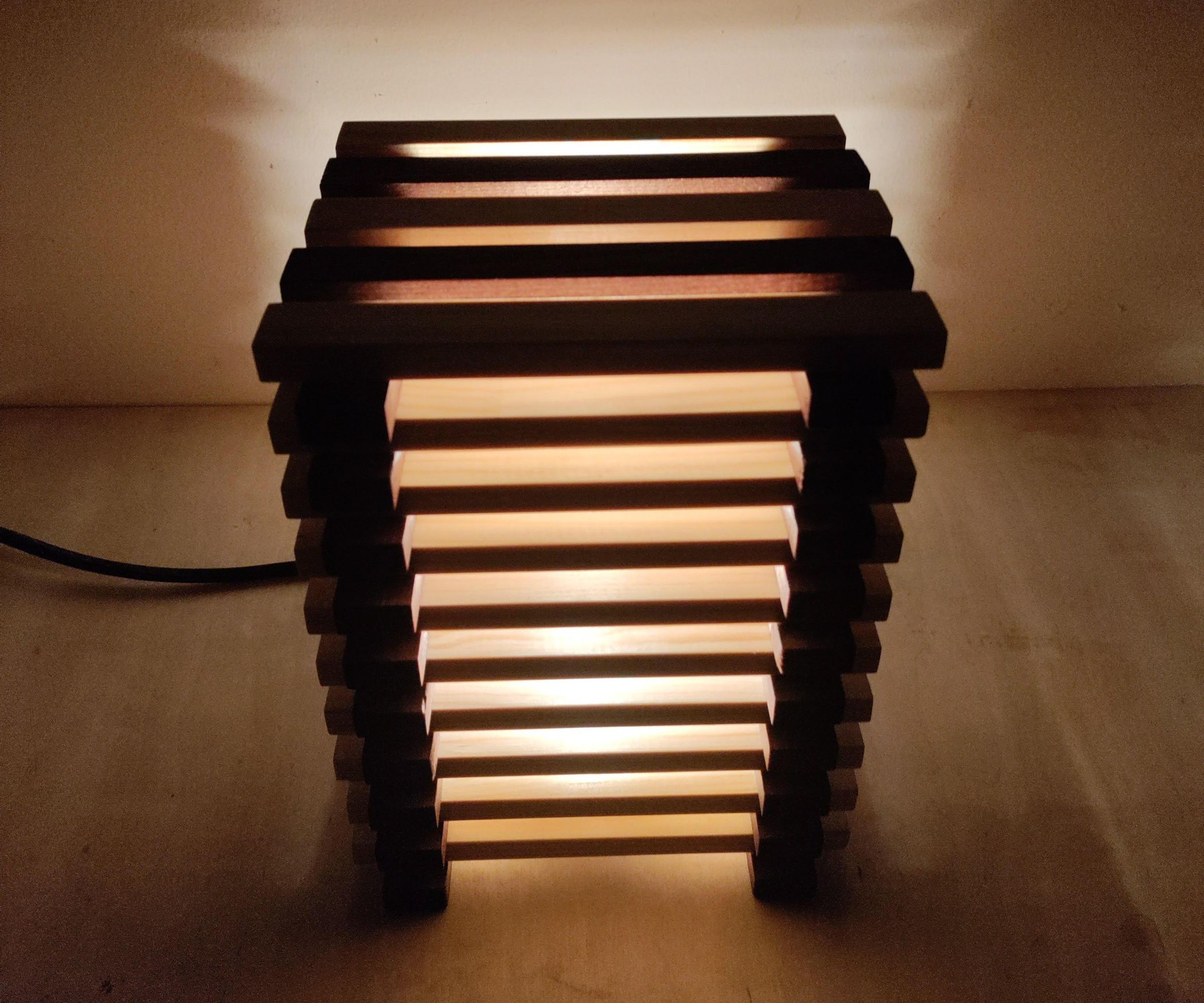 Wooden Sticks Lamp : 4 Steps (with Pictures) - Instructables
