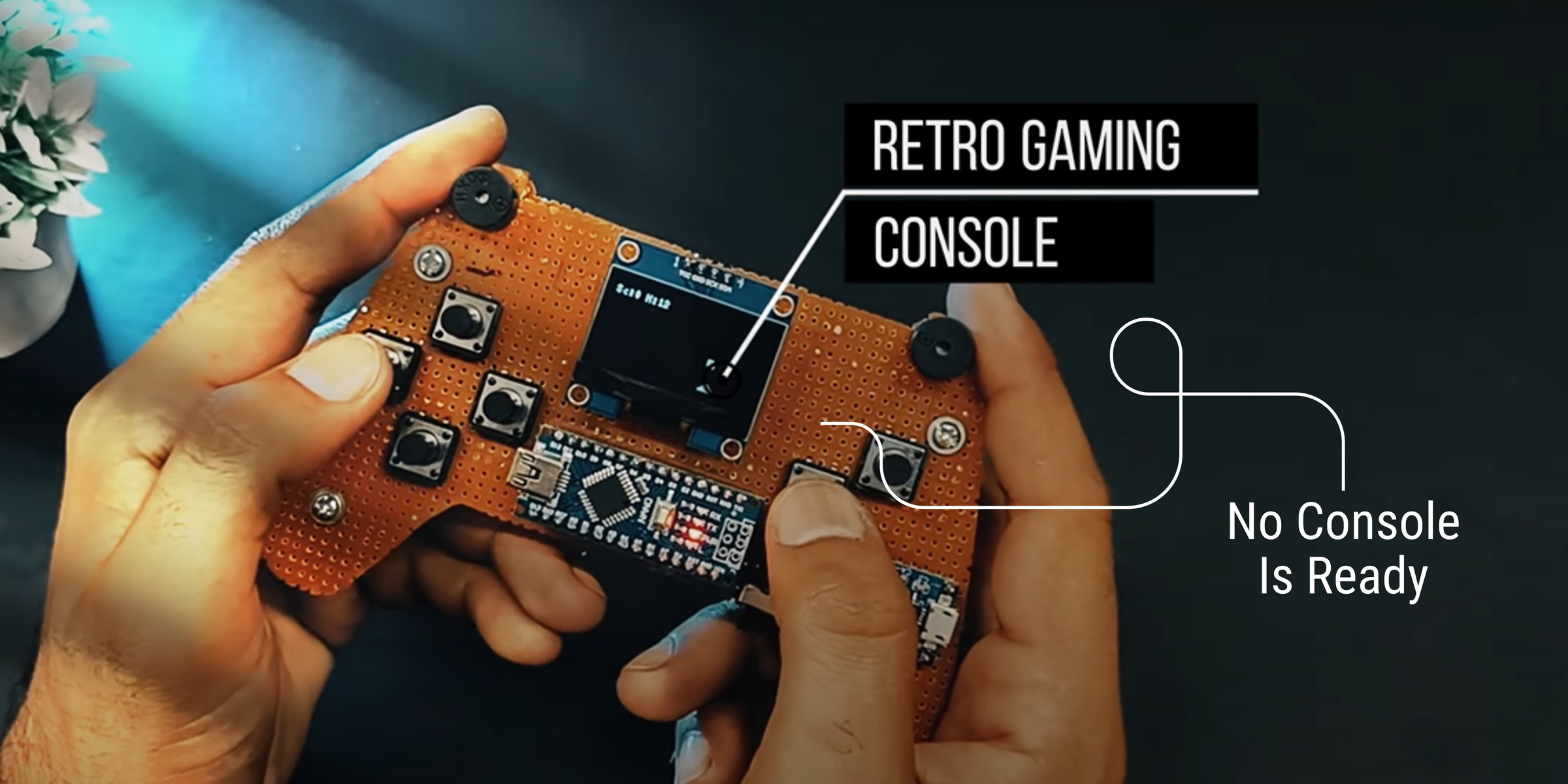 DIY Mini Retro Game Console With Arduino and OLED Display V1 : 8 Steps ...