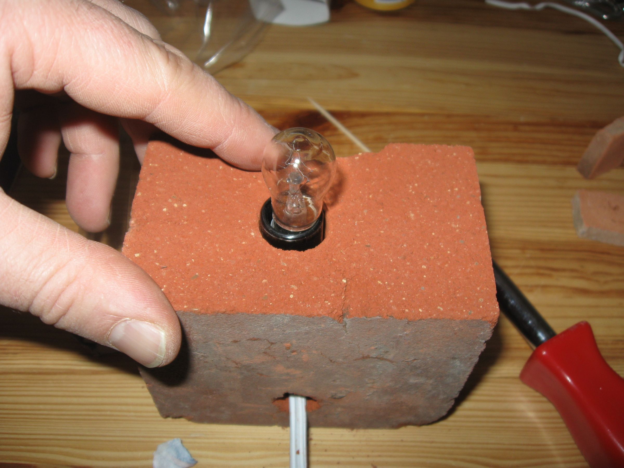 Brick Lamp and Stone Light : 7 Steps (with Pictures) - Instructables