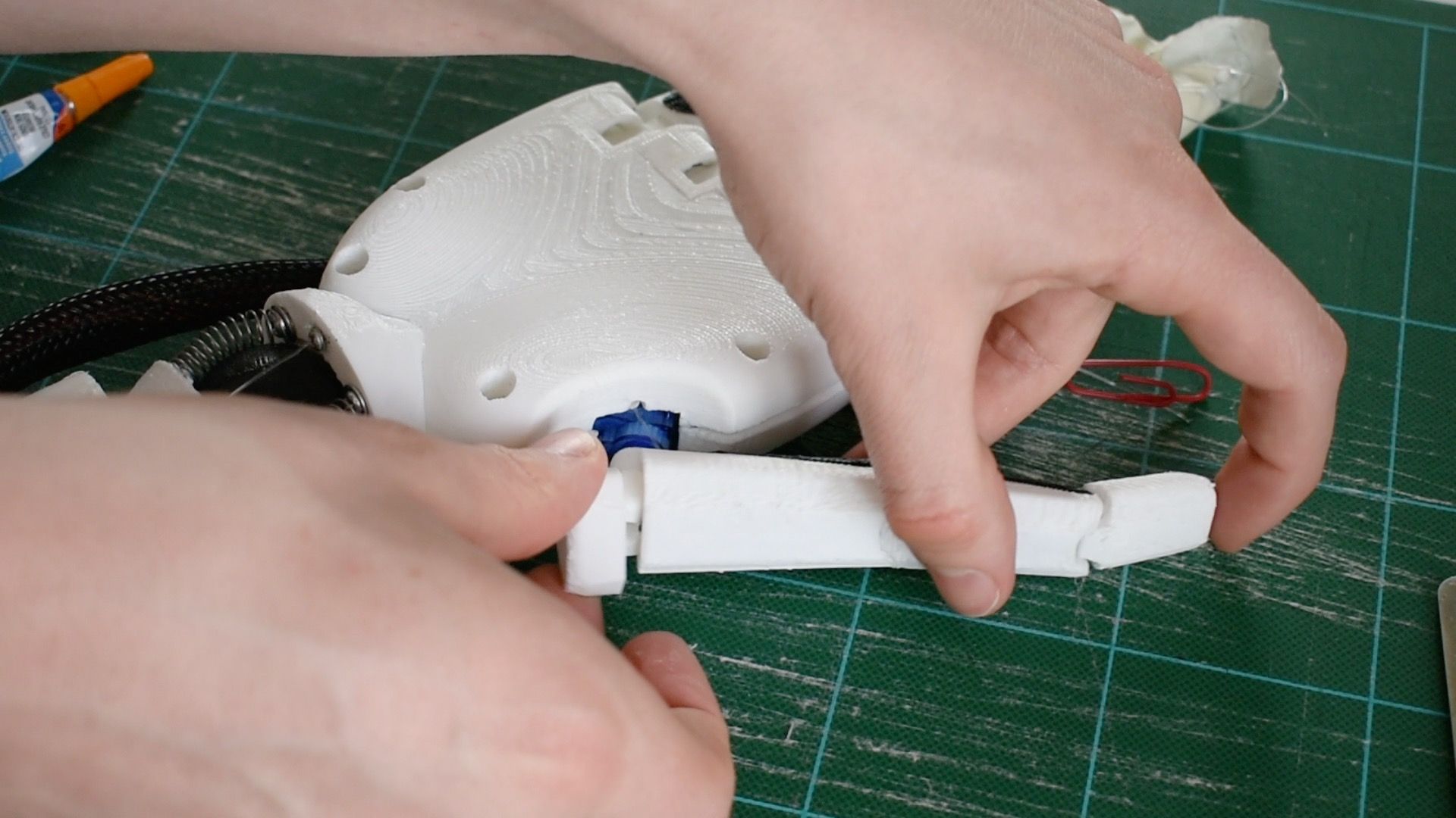 Robotic Arm 3D Printed (DIY Initial Prosthetic Prototype) : 12 Steps ...