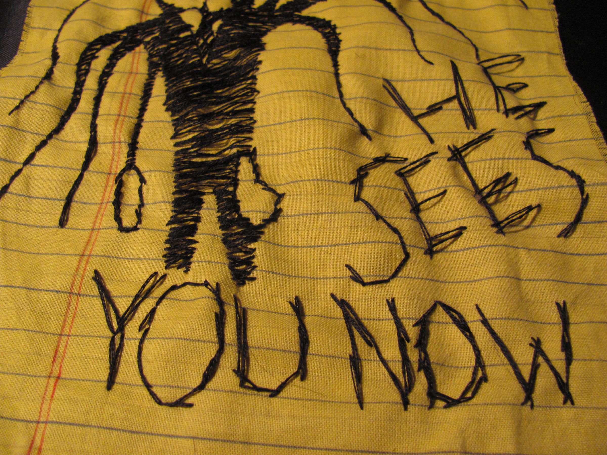 Embroidered Page From the "Slender" Game! (with Pictures) - Instructables