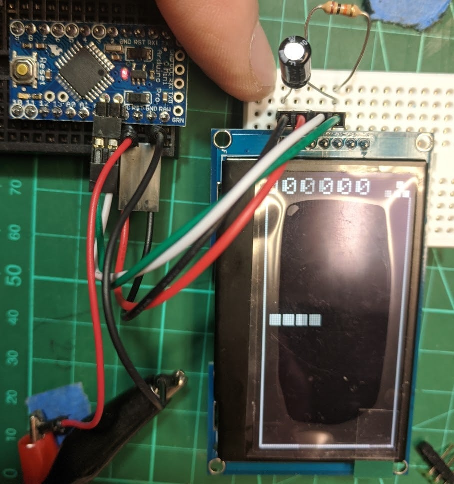Tetris Clone With Oled Ssd1306i2c For Arduino Nano Uno 5 Steps