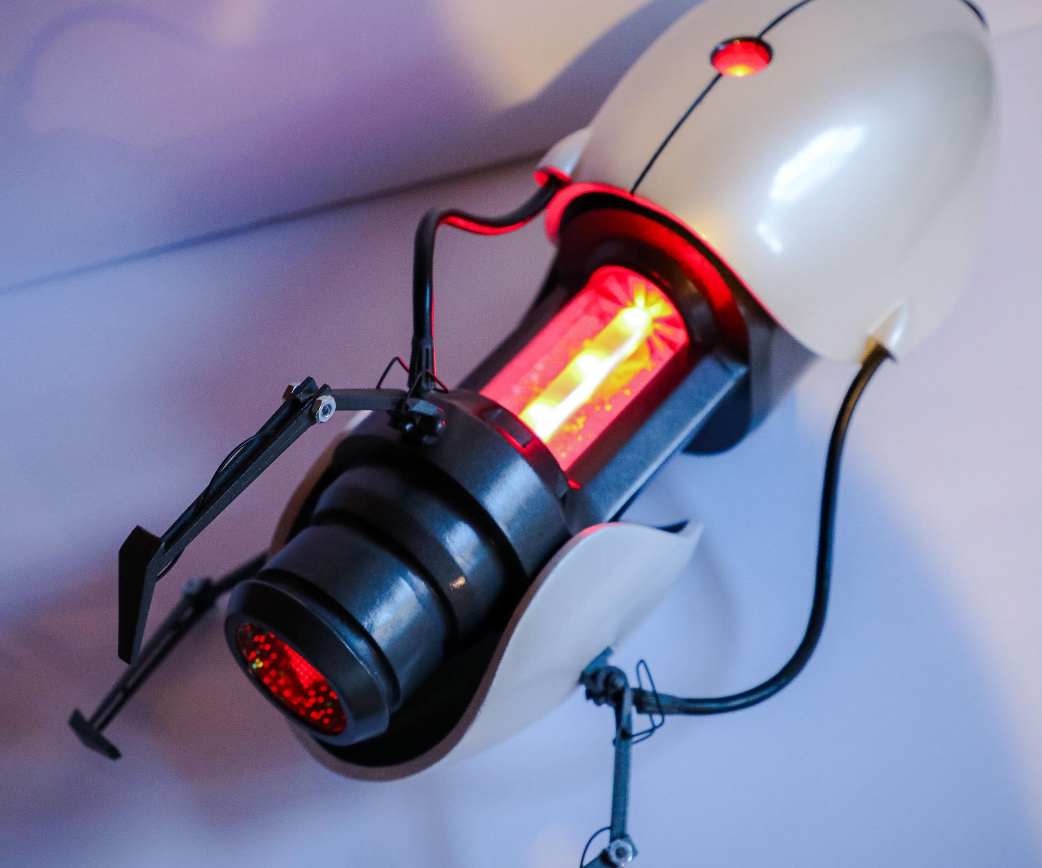 Making a LED Aperture Science Handheld Portal Device : 6 Steps (with Pictures) - Instructables