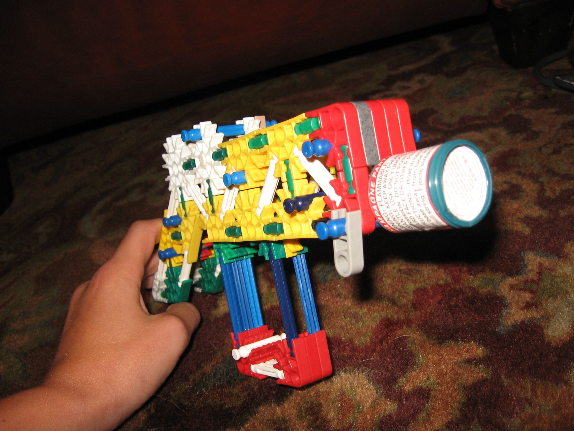 Knex Party Popper Gun ("shoots" Party Poppers) - Instructables
