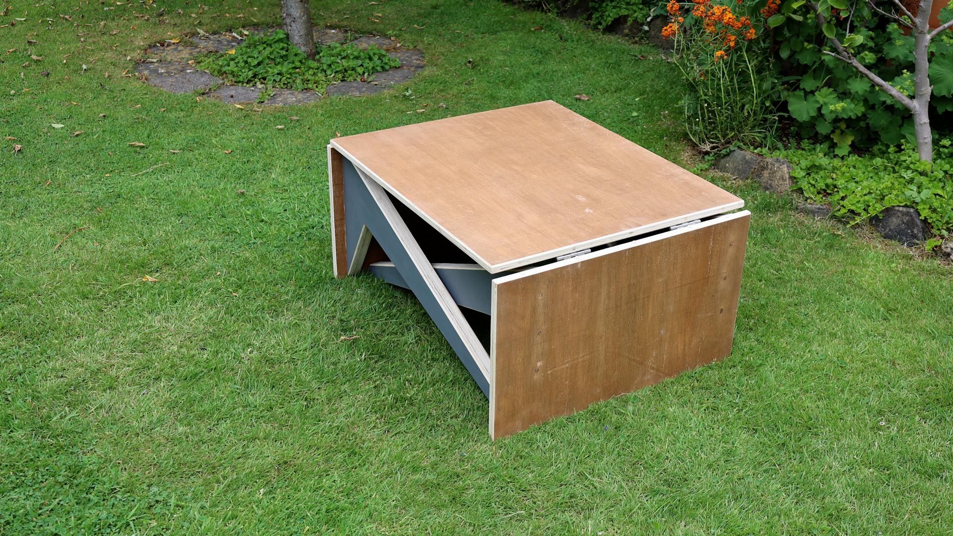 Convertible Plywood Coffee Table : 5 Steps (with Pictures) - Instructables