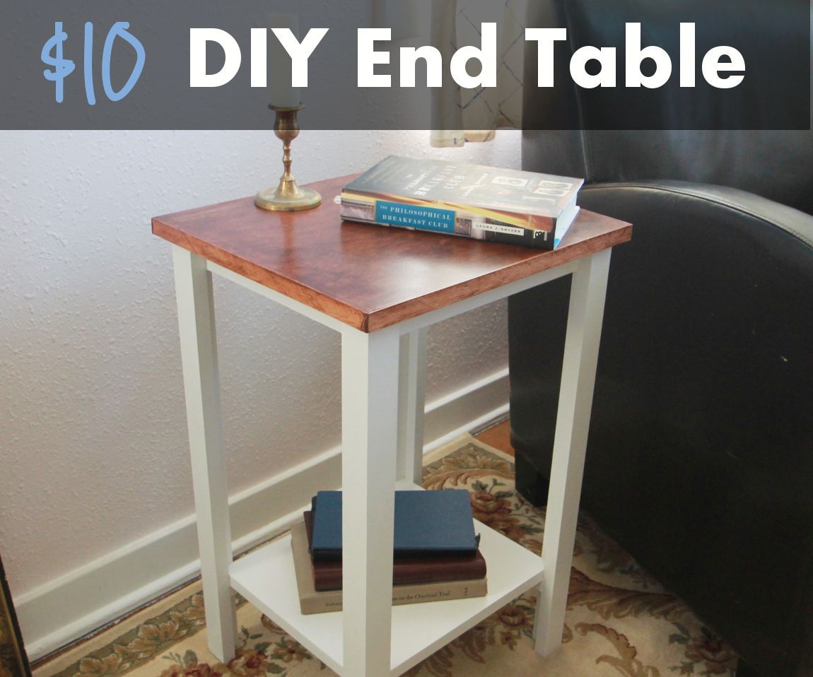Simple DIY End Table for $10 : 8 Steps - Instructables