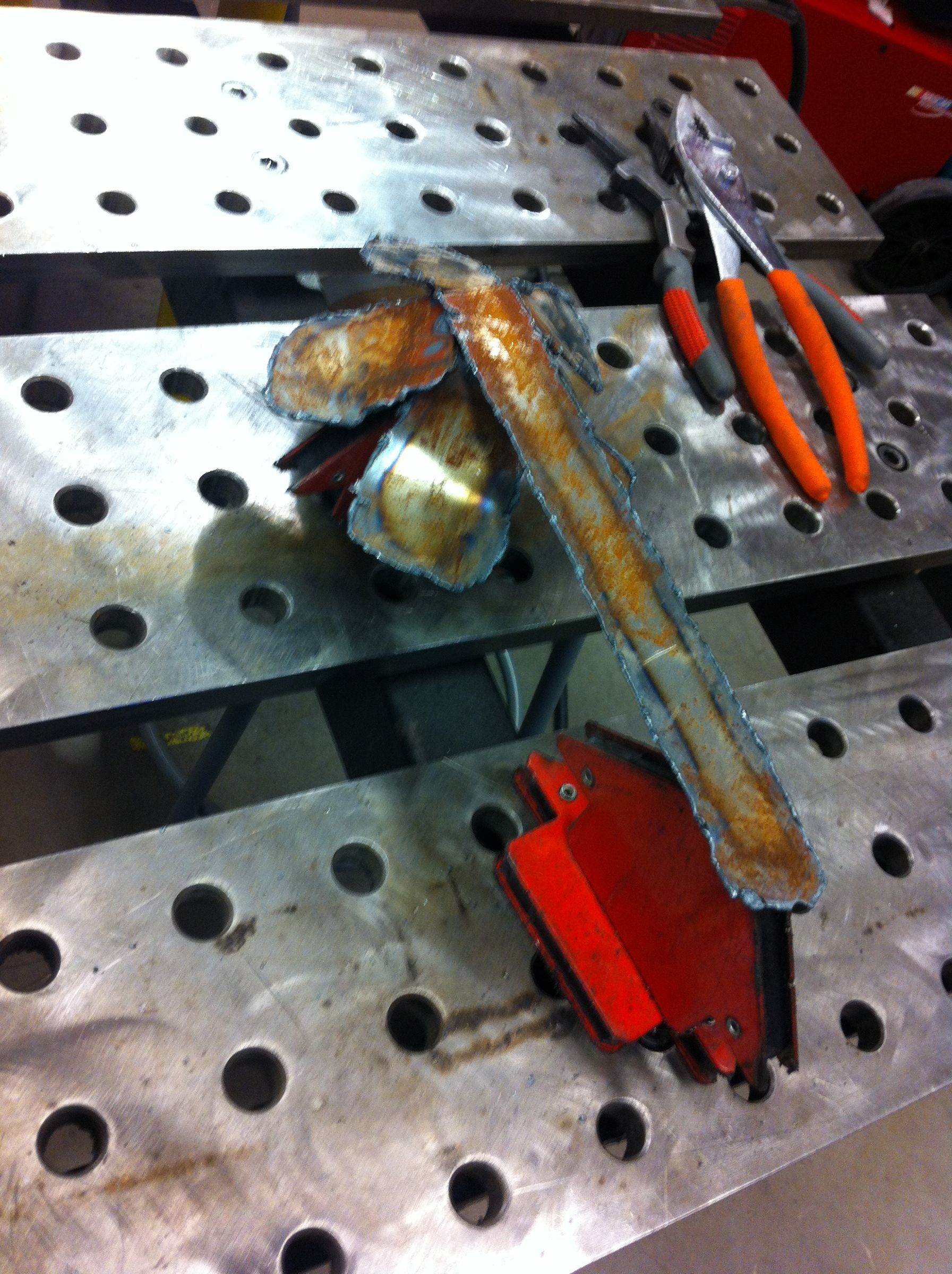 Sheet Metal Flower to Practice Plasma Cutting and Welding : 11 Steps ...