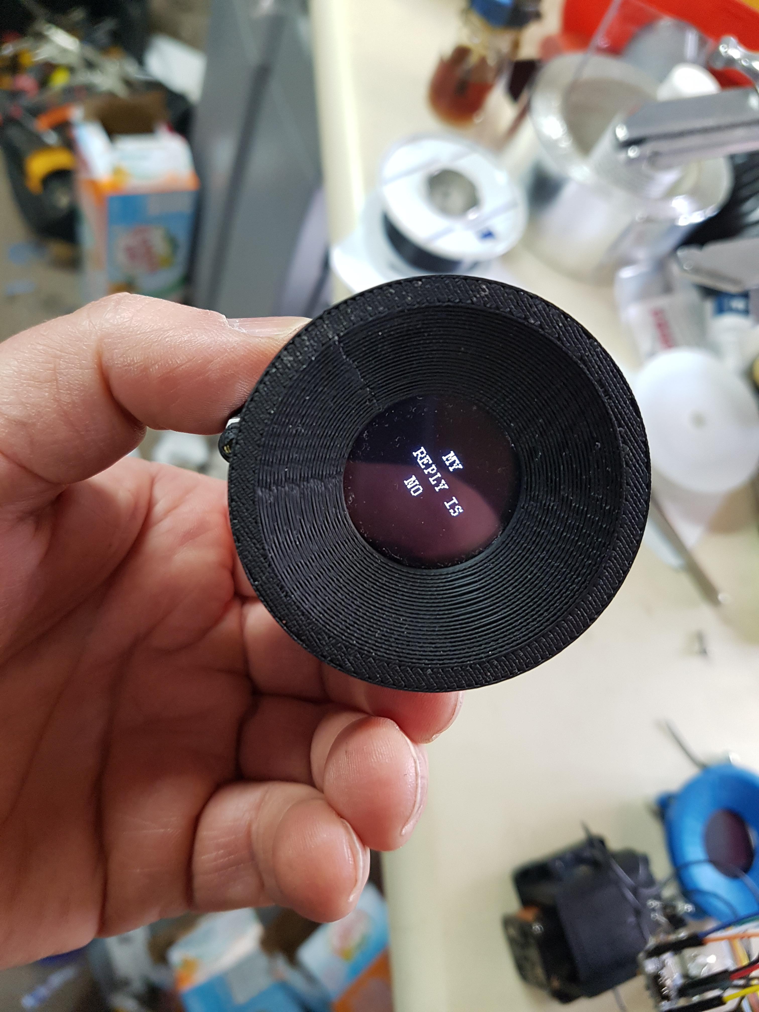 Electronic Magic 8 Ball and Eyeball : 11 Steps (with Pictures ...