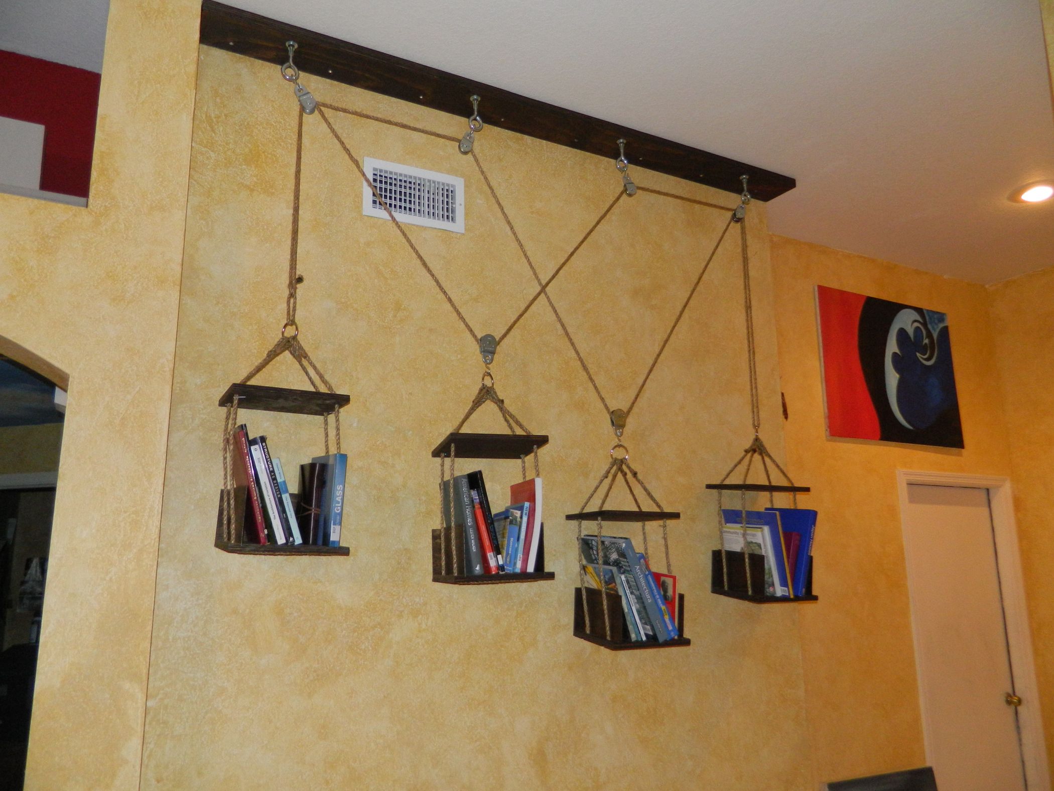 Hanging / Moving Book Shelves : 7 Steps (with Pictures) - Instructables