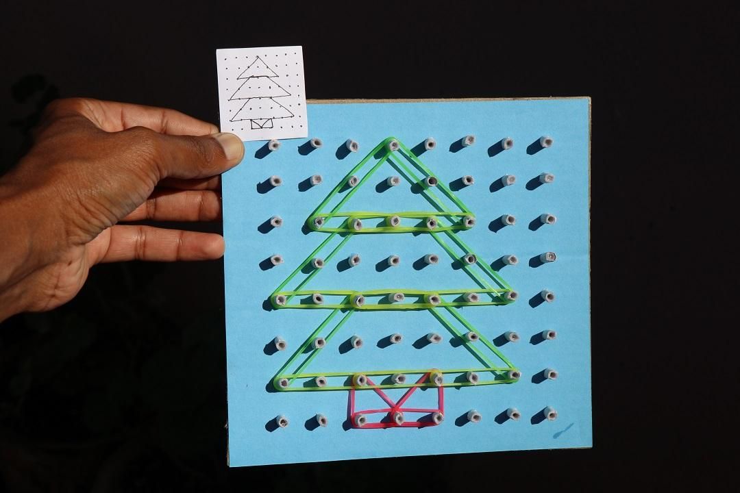 Make Geoboard for Kids From Paper and Cardboard in Very Easy Way : 9 ...