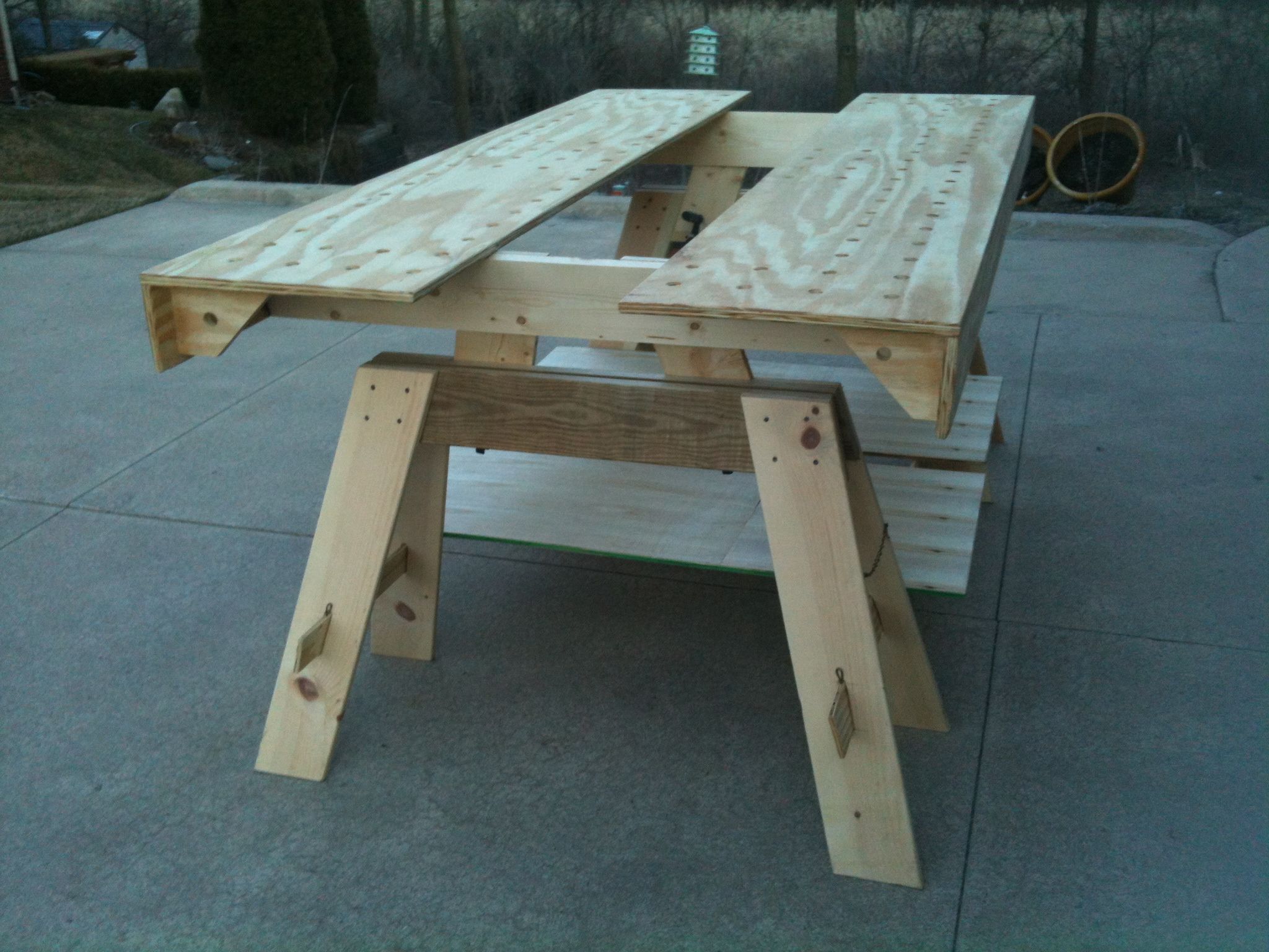 Multi-Functional Portable Workbench : 9 Steps (with Pictures ...