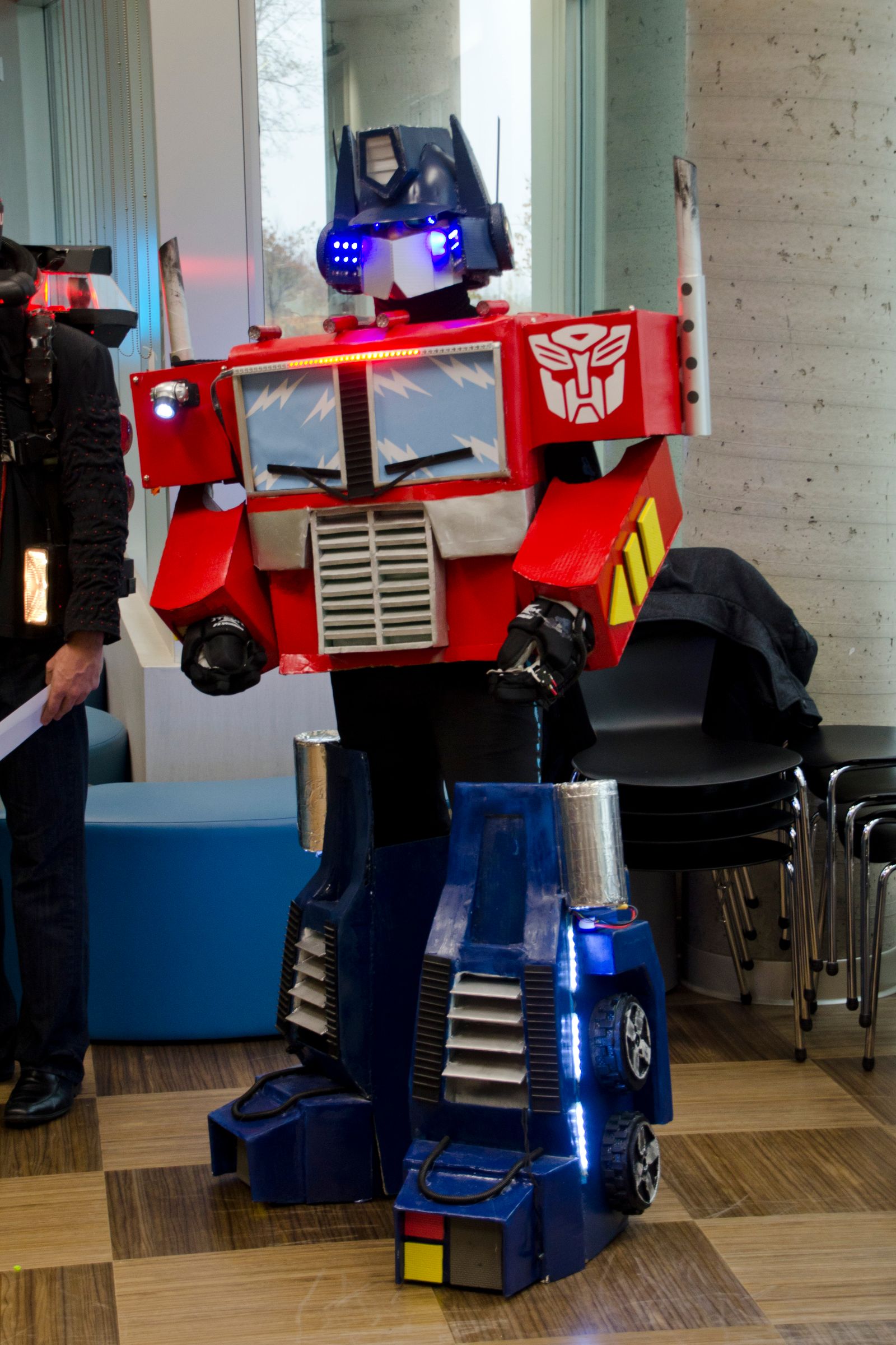 Optimus Prime , With Talking Vocoder Robot Voice Synthetiser ...