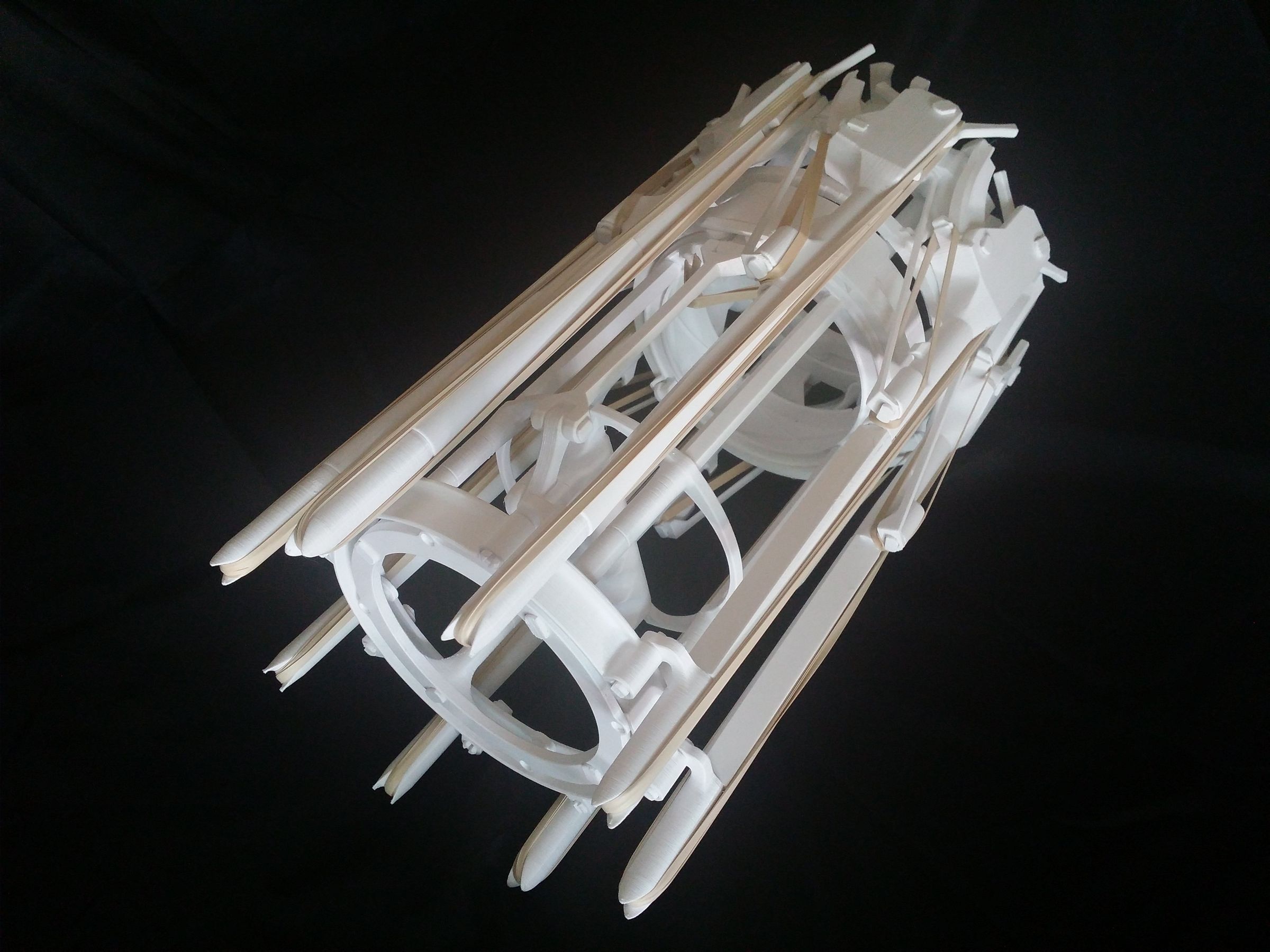 The Arcus - Fully 3D Printed Rubber Band Gatling Gun : 33 Steps (with ...