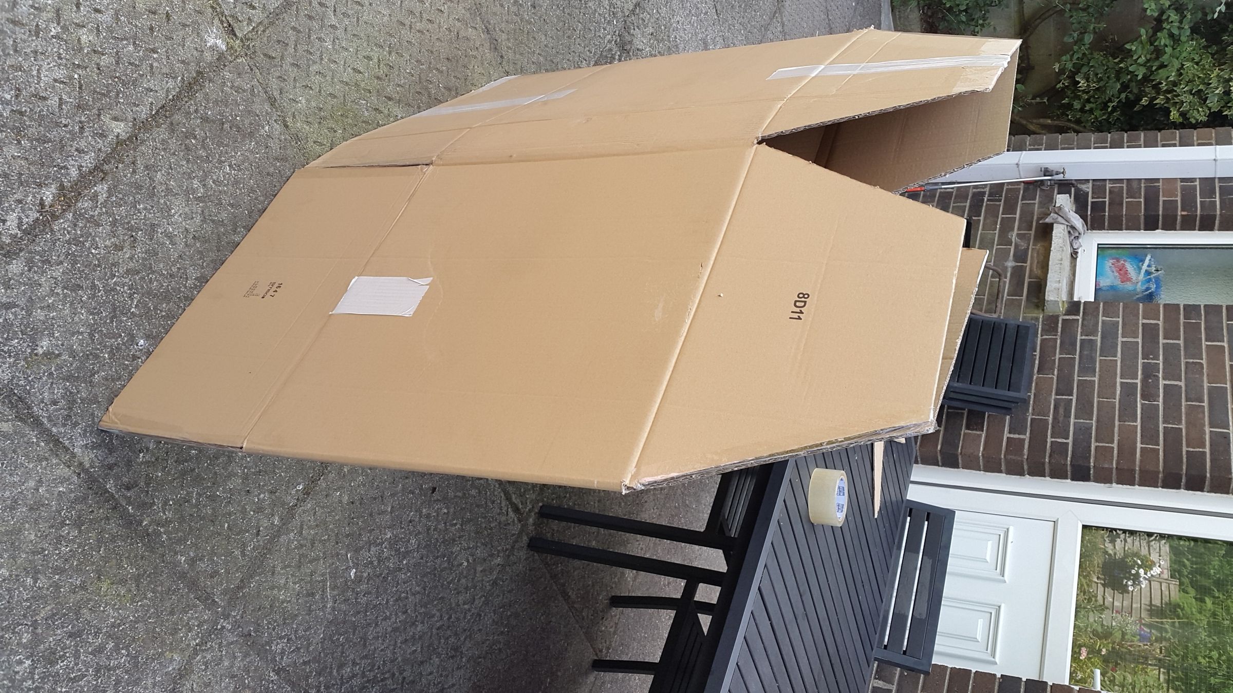 Simple and Foldable Cardboard Box Playhouse : 8 Steps - Instructables