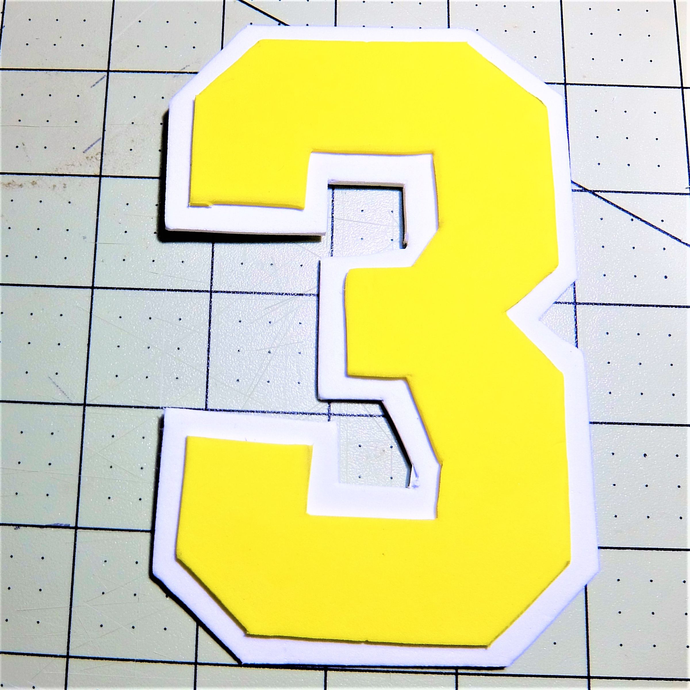 Draw and Cut Out Jersey Numbers 0 to 9 : 14 Steps (with Pictures ...