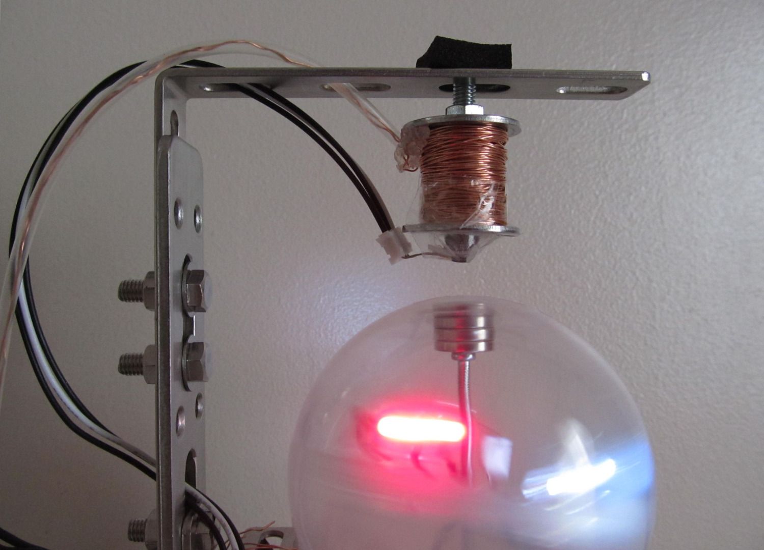 A Levitating Sphere Rotates Glows and Blinks With Arduino : 9 Steps ...