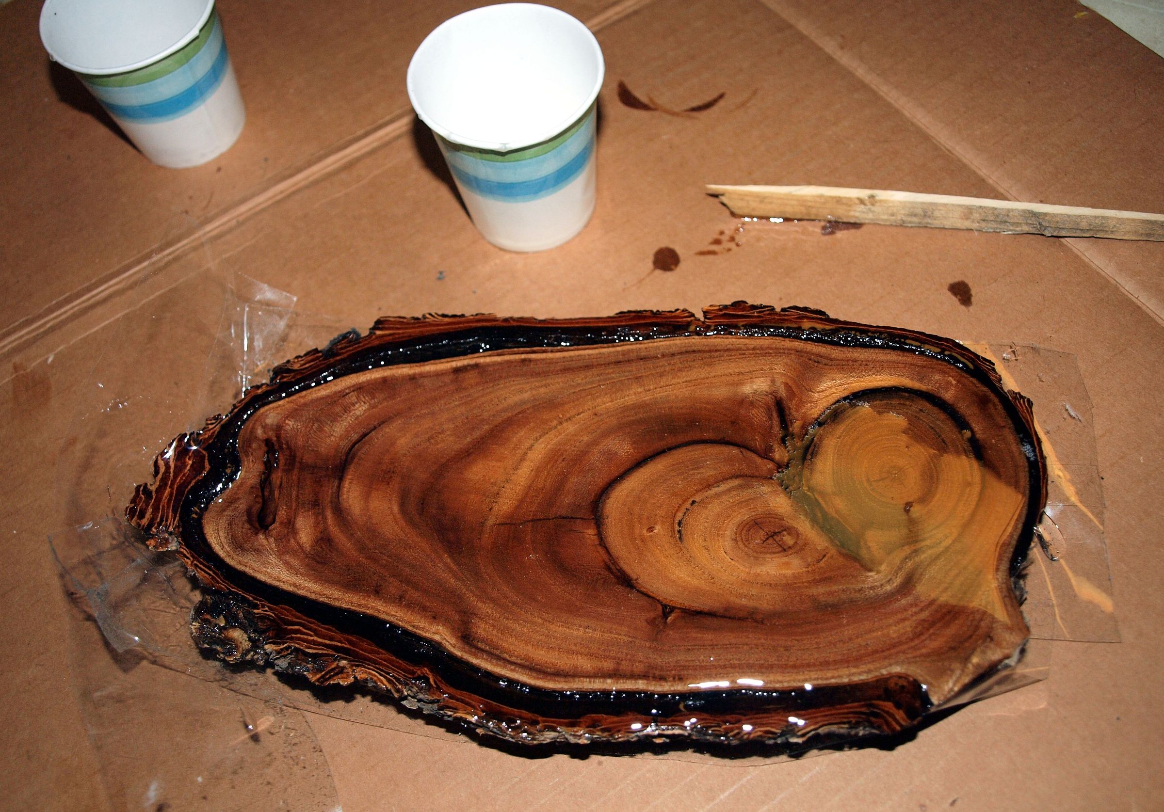 Gnarly Wood Projects With Weird Wood, Broken Glass, LED's and Epoxy ...