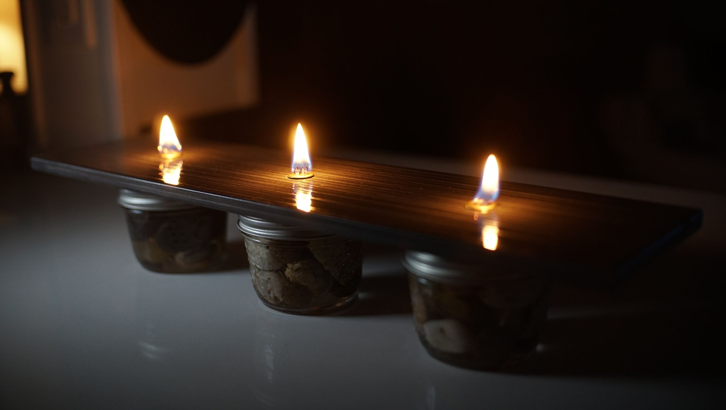 How to Make an Oil Candle From a Tile or Rock : 6 Steps (with Pictures ...