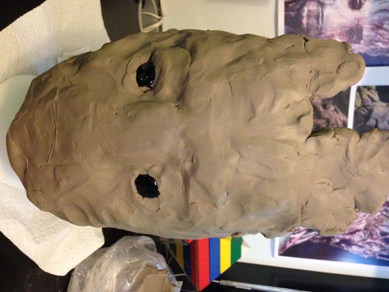 Groot Head Sculpture : 6 Steps - Instructables