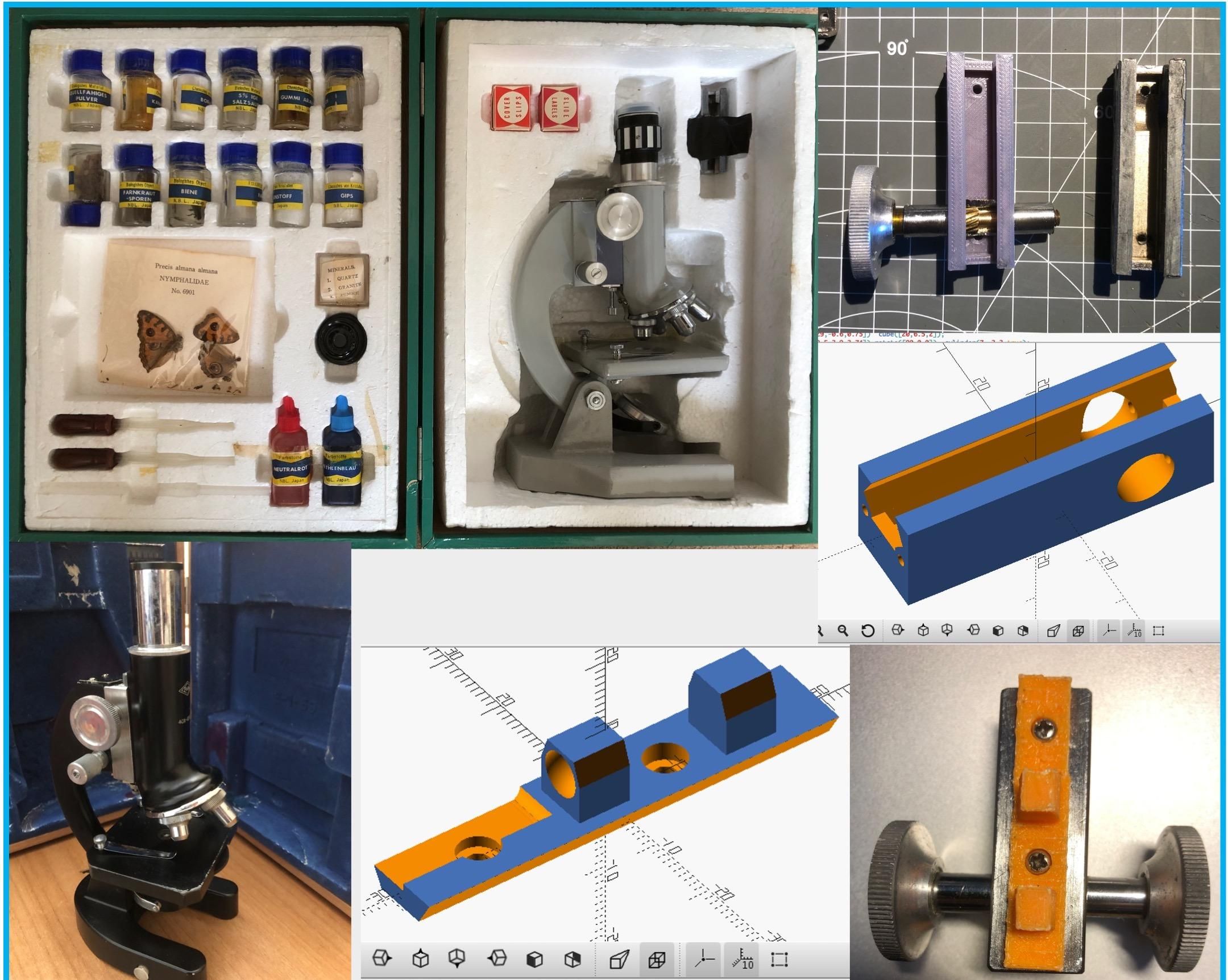 Rebuilding the Focusing Mechanisms of Old Microscopes Using 3D Printing ...