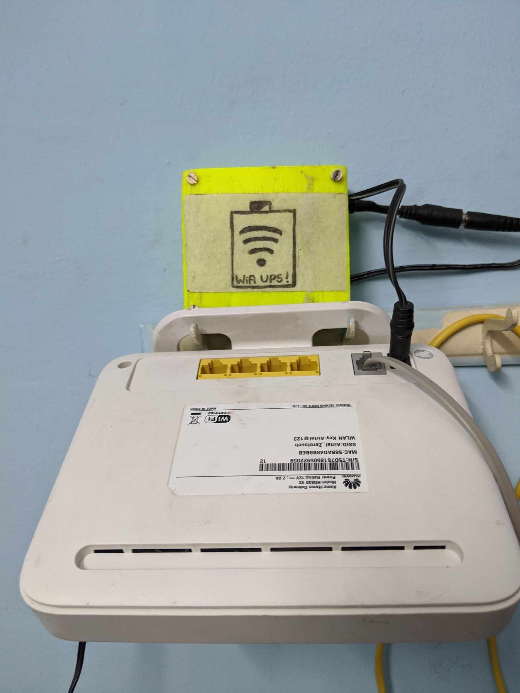 DIY UPS for WiFi Router : 4 Steps (with Pictures) - Instructables